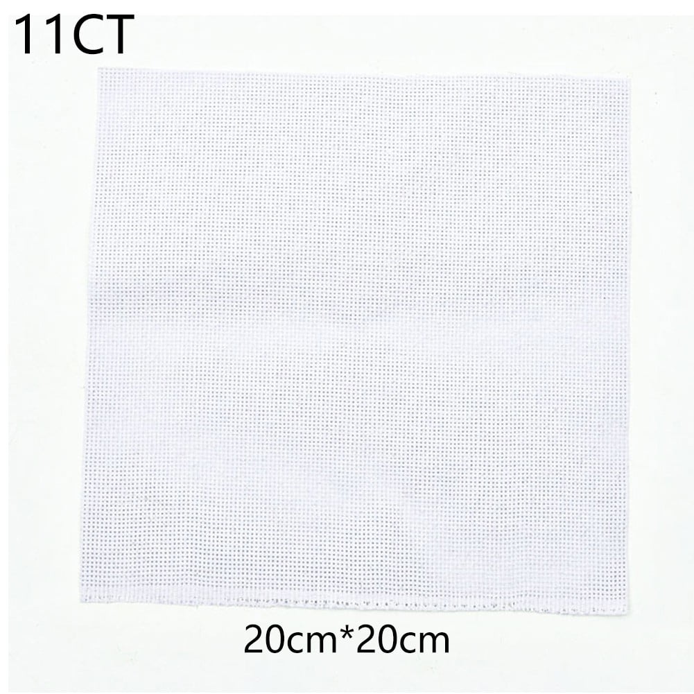 BUYISI 20x20cm 14ct 11ct Cloth Cross Stitch Fabric Canvas DIY Handcraft ...