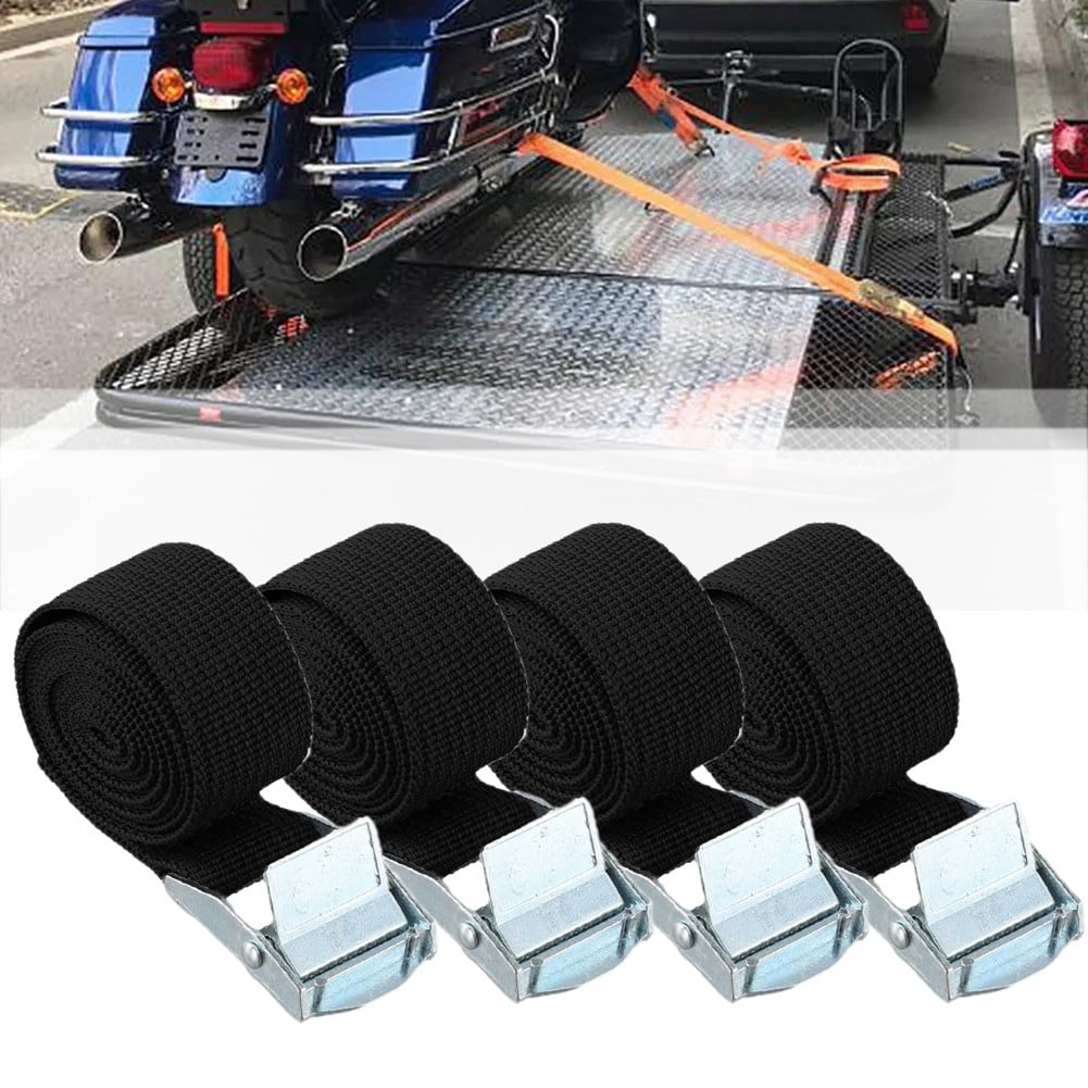 BUYISI 2M Lashing Strap W/ Buckle Nylon Quick Release for Cargo Tie ...