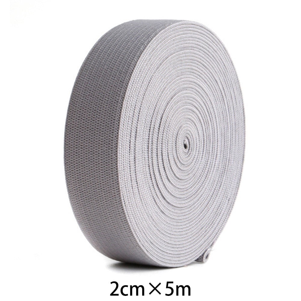 BUYISI 2cm*5m Color Nylon Highest Elastic Bands Garment Trousers Sewing ...
