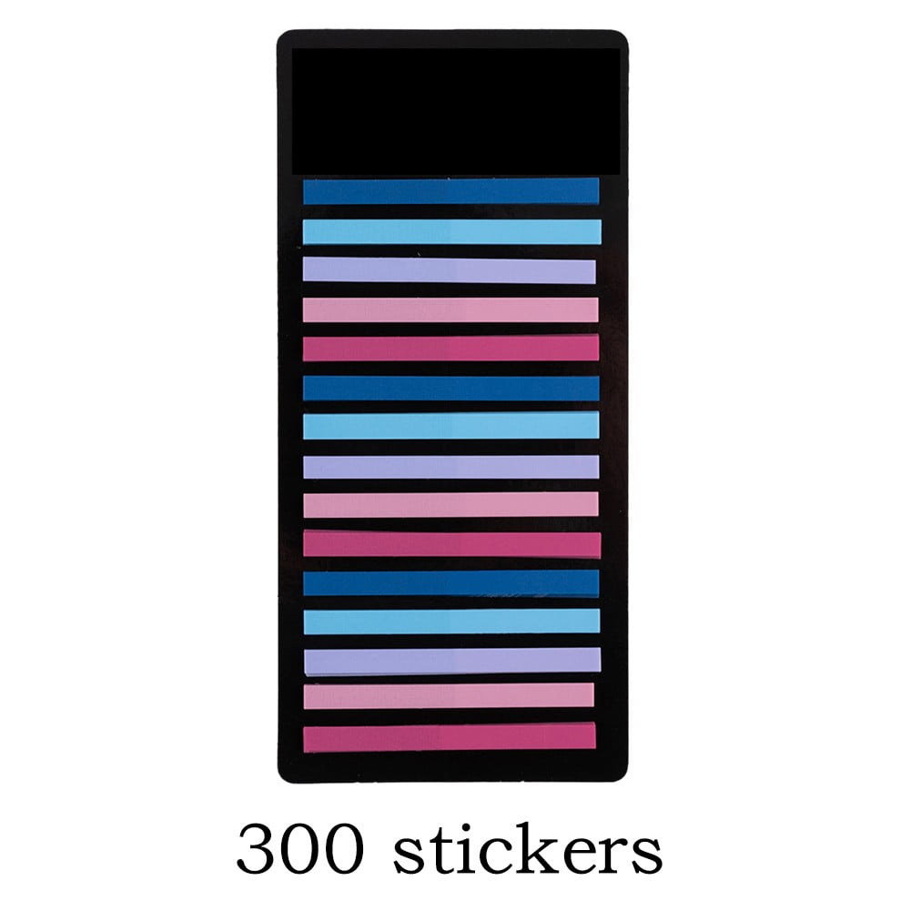 BUYISI 300 Sheets Transparentes Sticky Notes Self-Adhesive Annotation ...