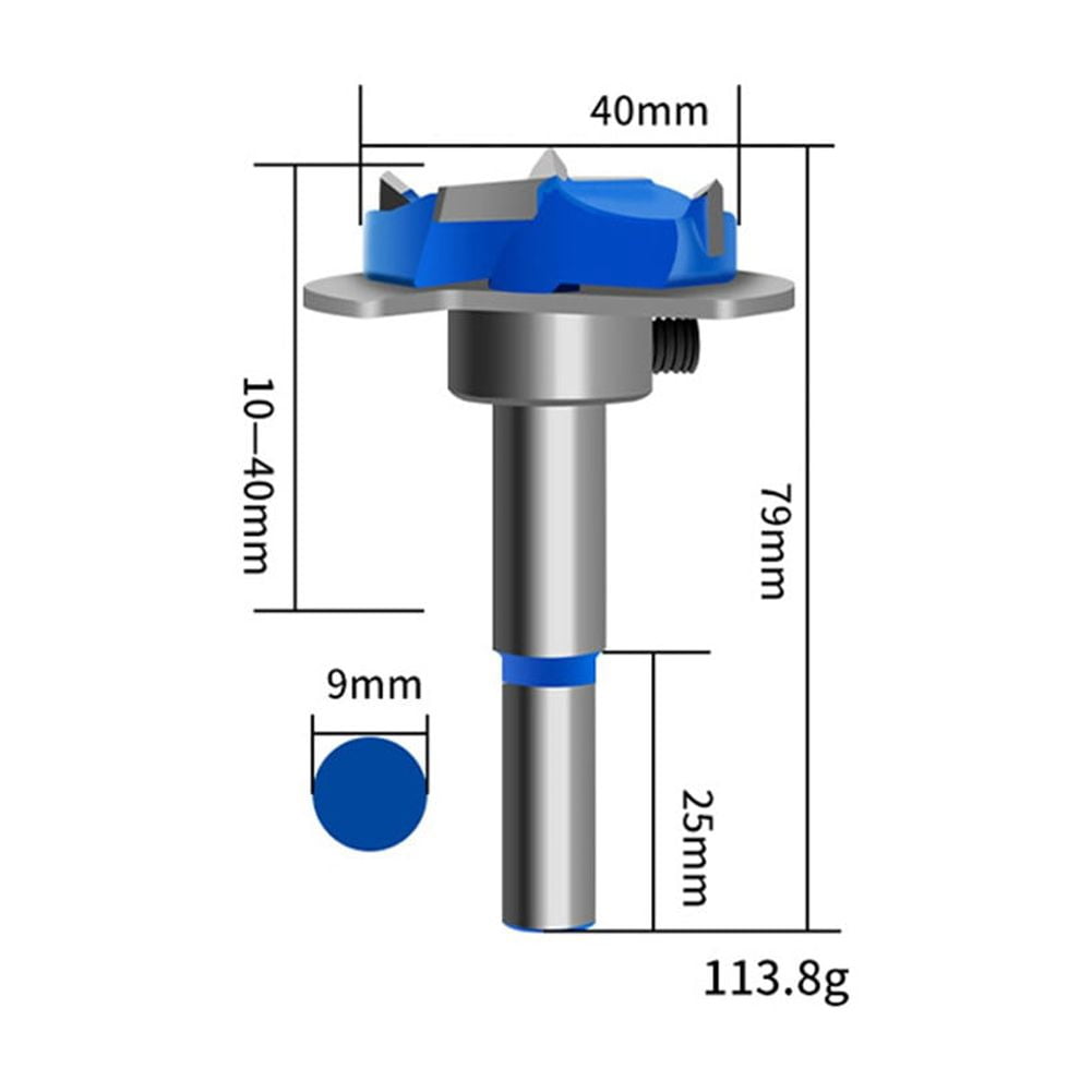 BUYISI 35mm/40mm Hinge Boring Location Drill Bit Furniture Door ...
