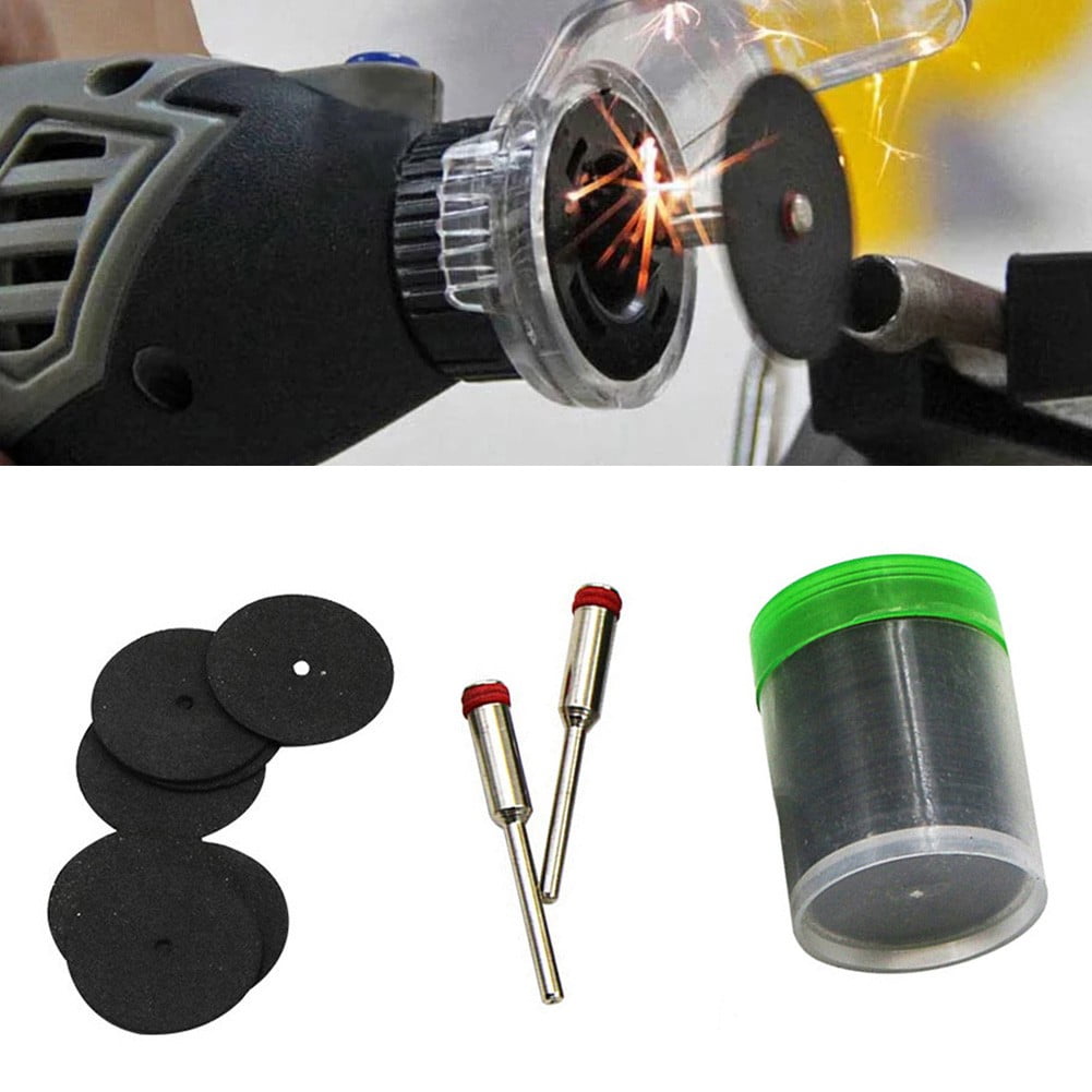 BUYISI 38pcs 24mm Mini Cutting Disc With Mandrels Resin Grinding Wheel ...