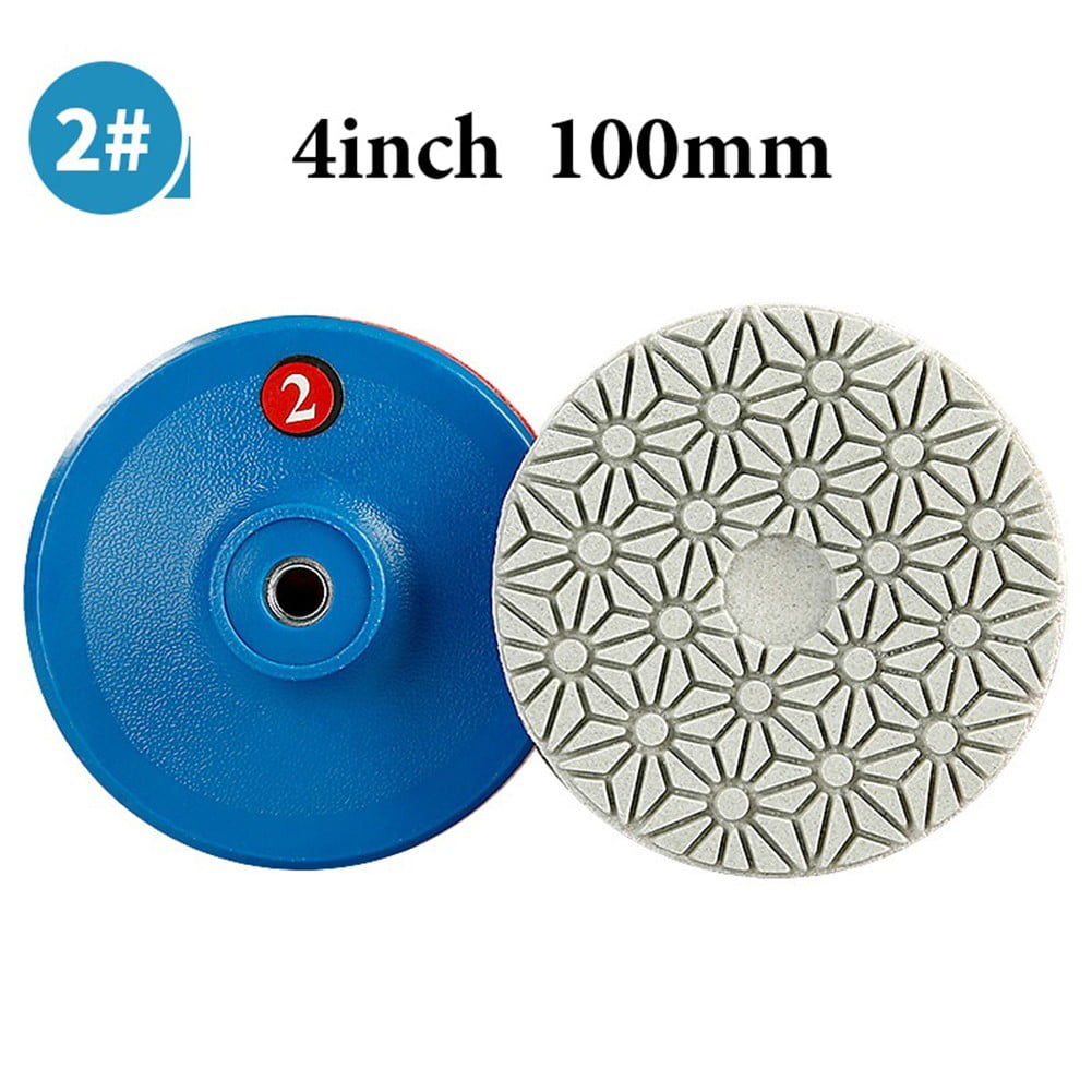 BUYISI 4Inch Wet Dry Polishing Pads Sanding Discs Grinding Wheels for ...