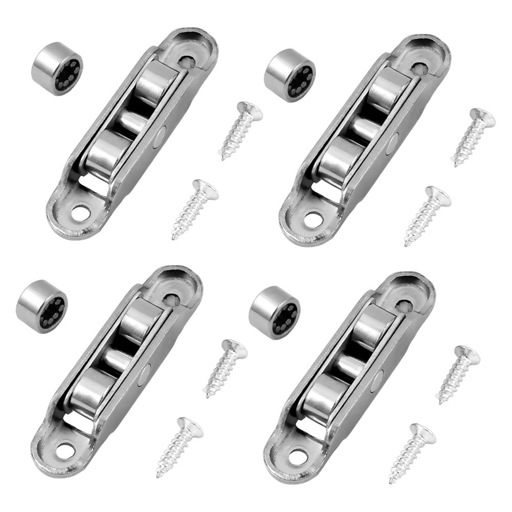 BUYISI 4pcs Slot/Flat Wheel 77 Tyle Sliding DoorCasement Pulley ...