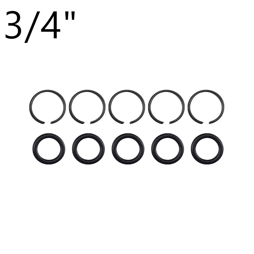 BUYISI 5 Sets Of Pneumatic Wrench Socket Retainer Rings With O-Ring 1 2 ...