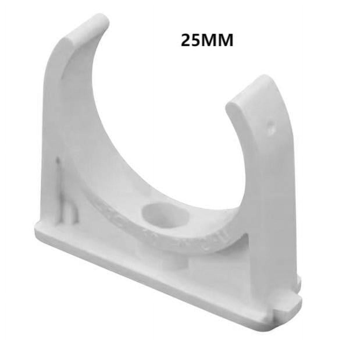 BUYISI 50PC PVC Pipe Clamps Plastic Easy Assembly Cable Management for ...