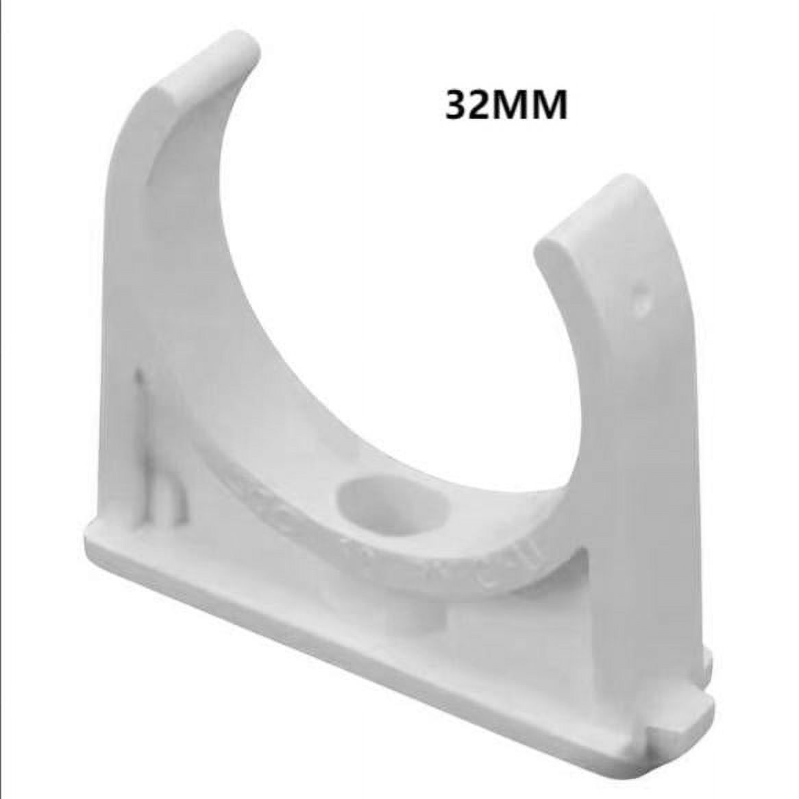 BUYISI 50PC PVC Pipe Clamps Plastic Easy Assembly Cable Management for ...