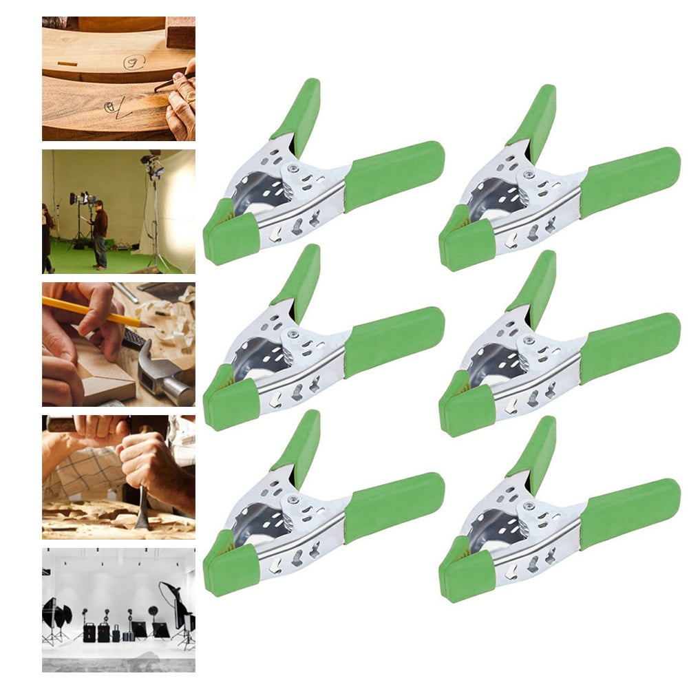 BUYISI 6-Pack Heavy Duty 6-Inch Spring Clamps for Secure Woodworking ...