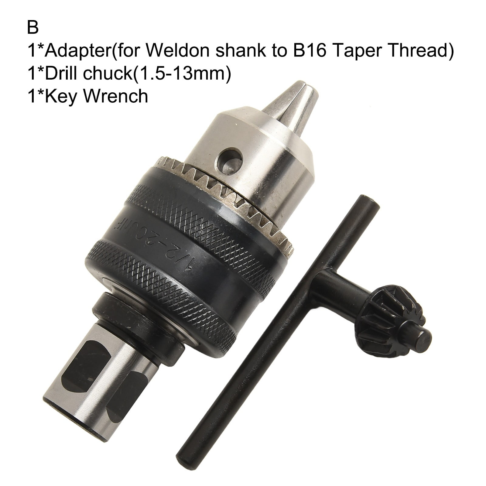 BUYISI Adaptor 3/4in Shank To B16-Taper-Shaft 1/2-20UNF Thread Magnetic ...