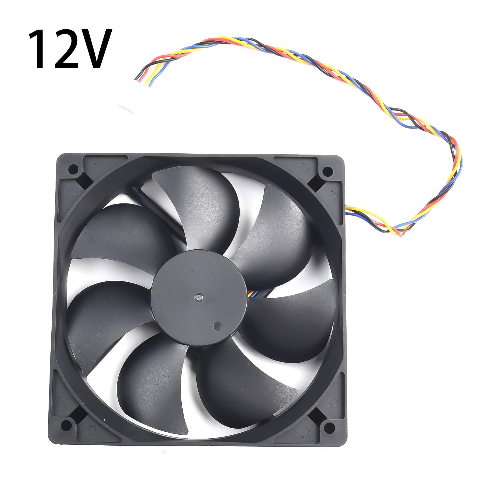 BUYISI Axial Fan Dual Ball Bearing Brushless PC Cooler Cooling 12025 ...