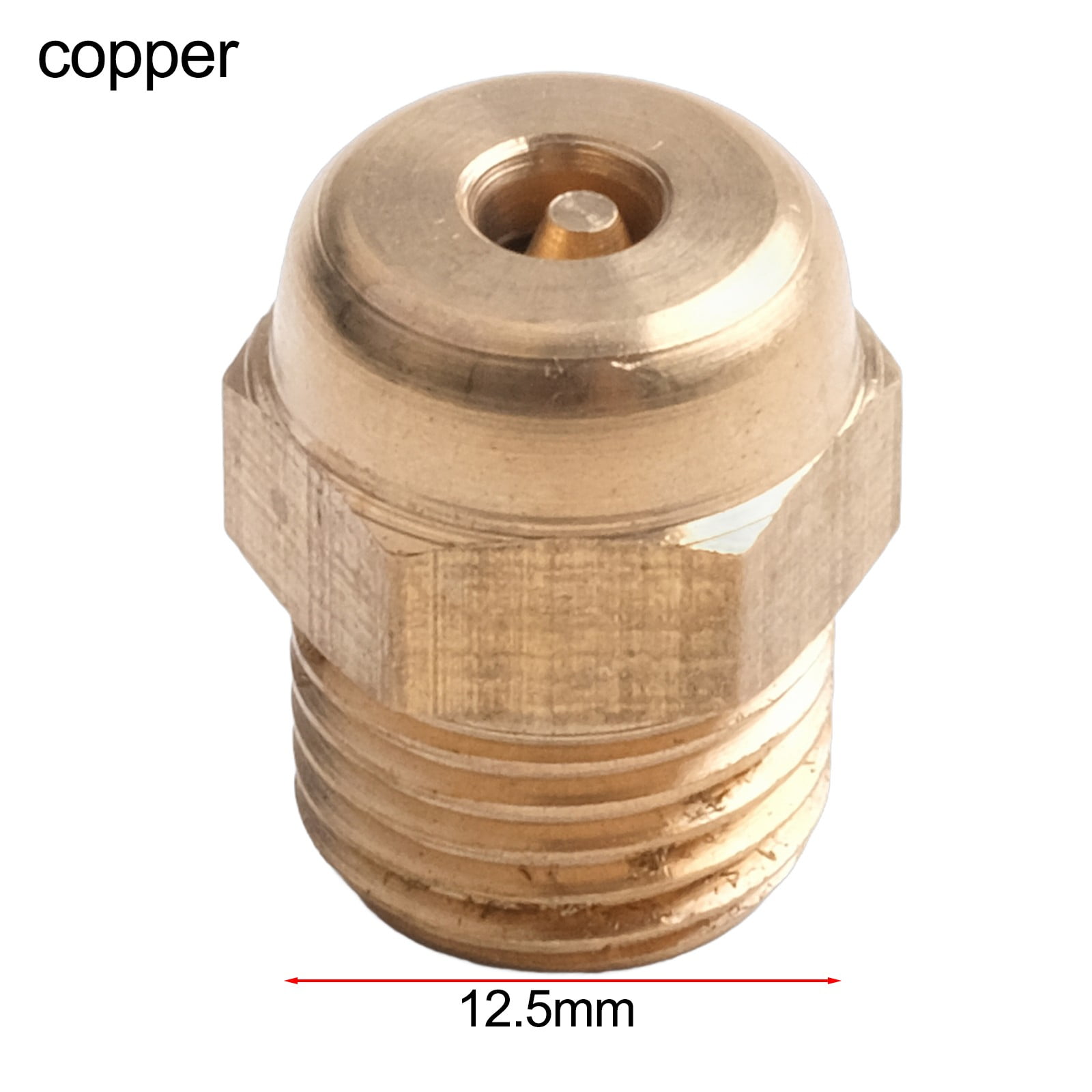 BUYISI Copper Air Compressor Elbow 90 Degree Relief Threaded Pipe Air ...