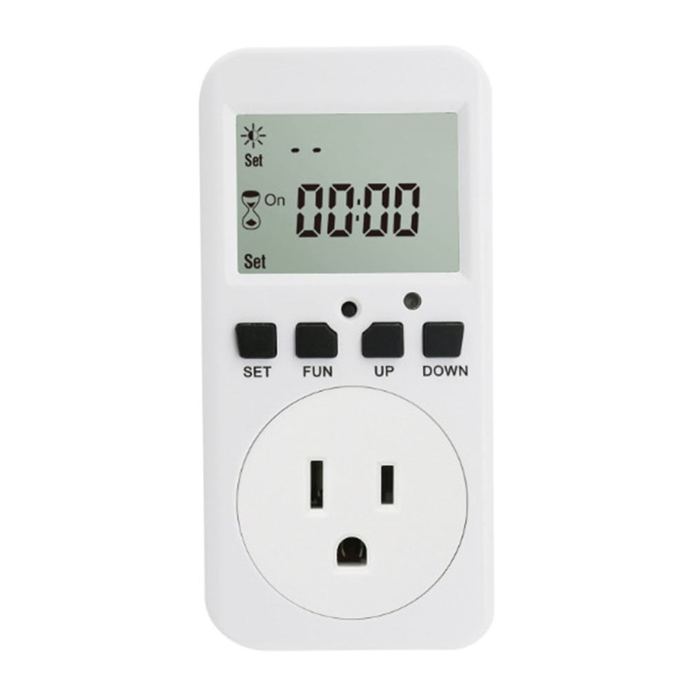 BUYISI Cyclic Digital Timer Socket with Backup Battery for Automation ...