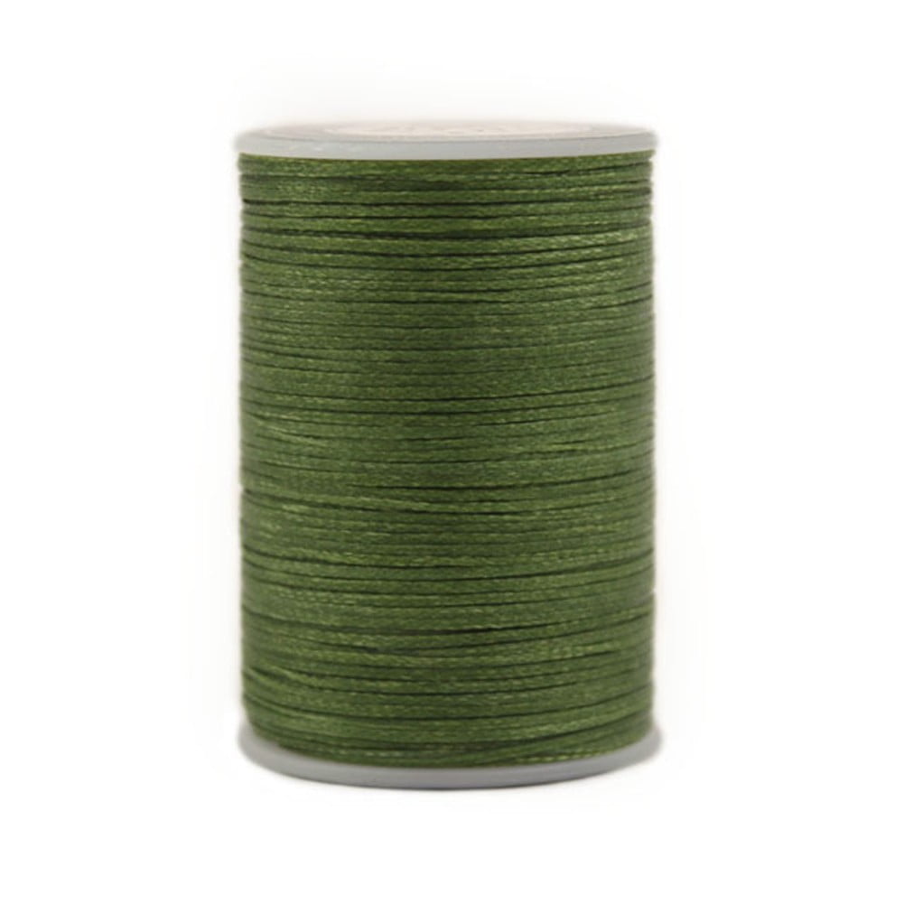 BUYISI Flat wax thread 0.8mm-90M handmade polyester thread 16 strands ...