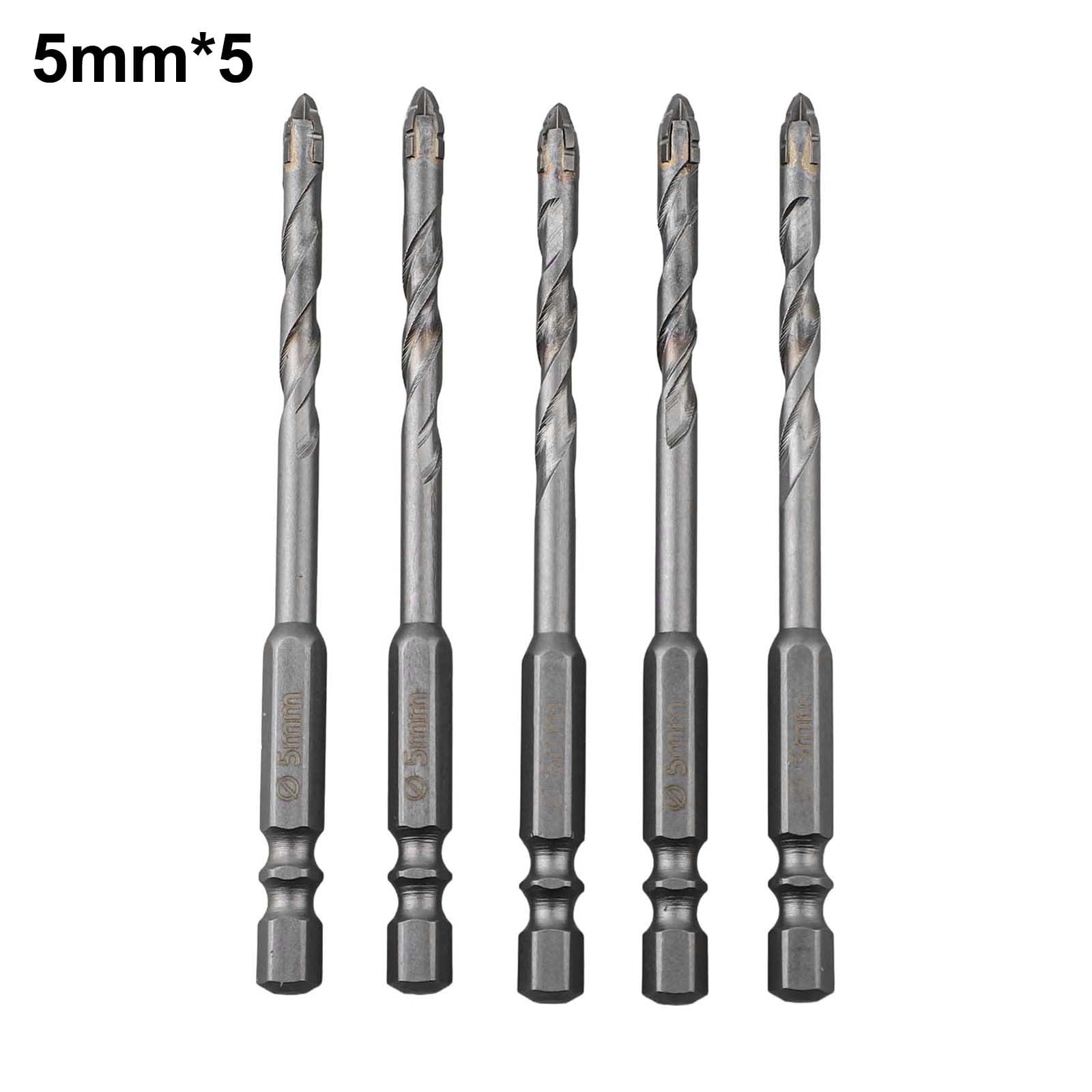 BUYISI Four-Flute Sawtooth Eccentric Drill Bit, Four Edged Serrated ...