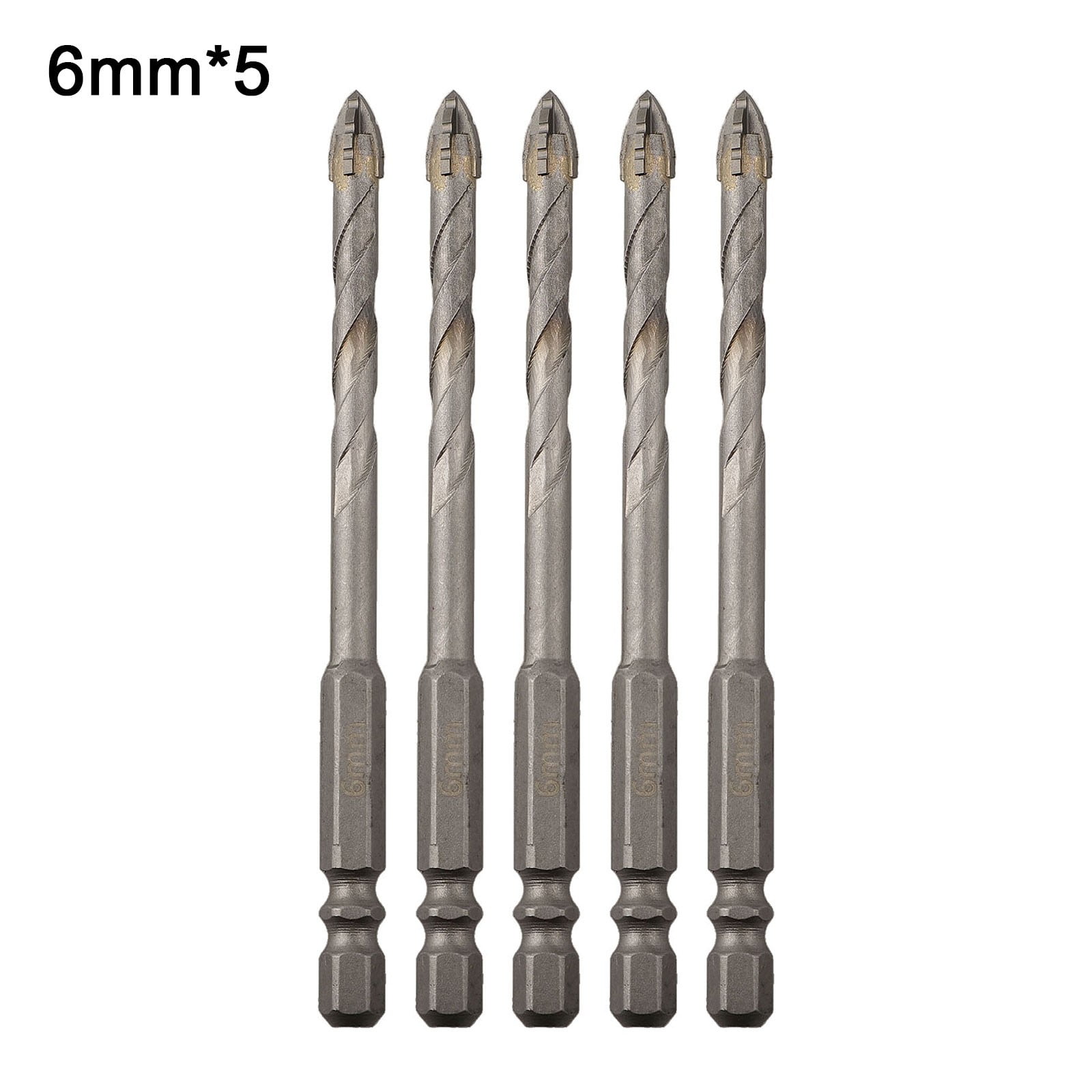 BUYISI Four-Flute Sawtooth Eccentric Drill Bit, Four Edged Serrated ...