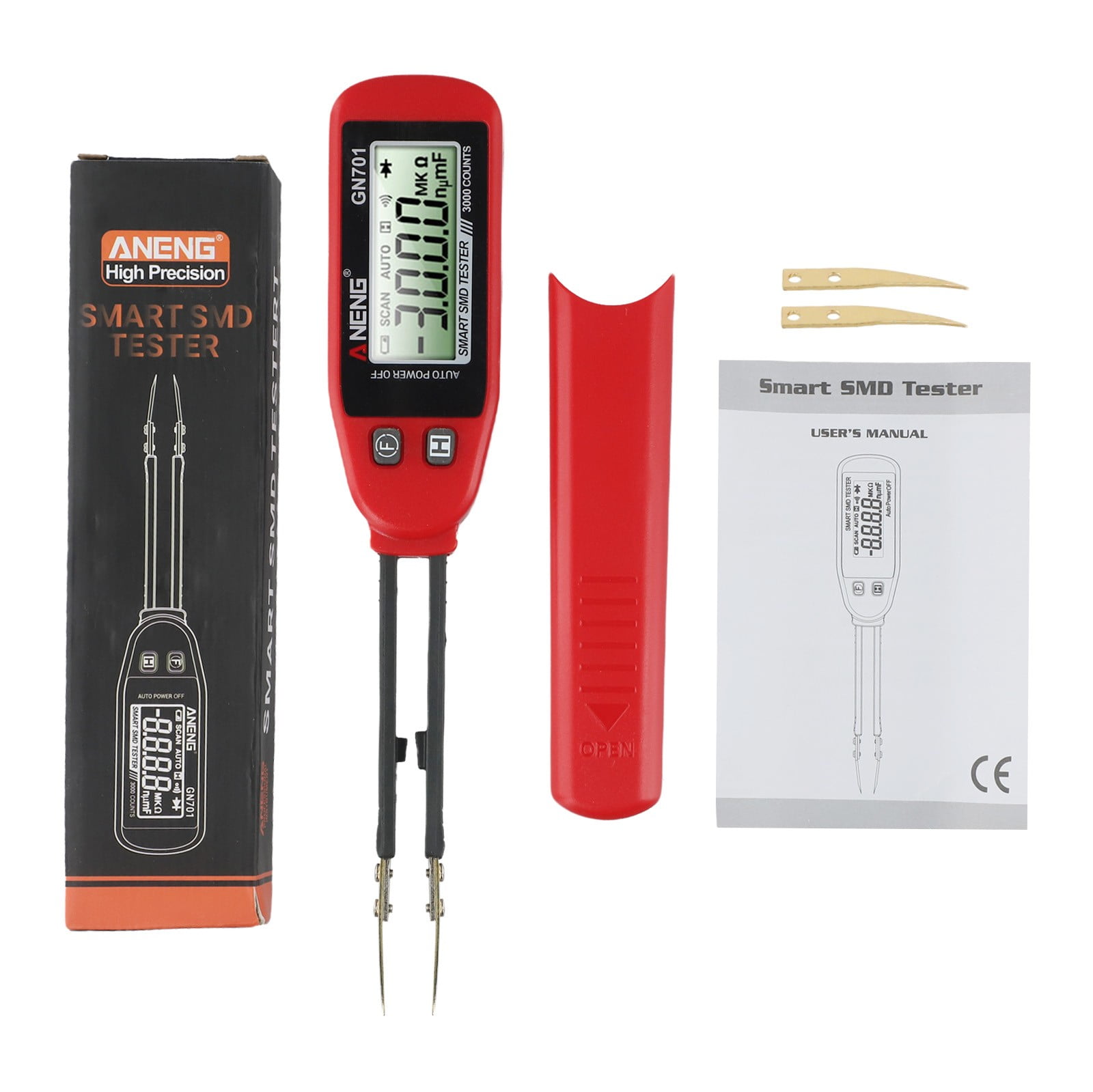 BUYISI GN701 Digital Intelligent Tester Set LCD Display Capacitor ...