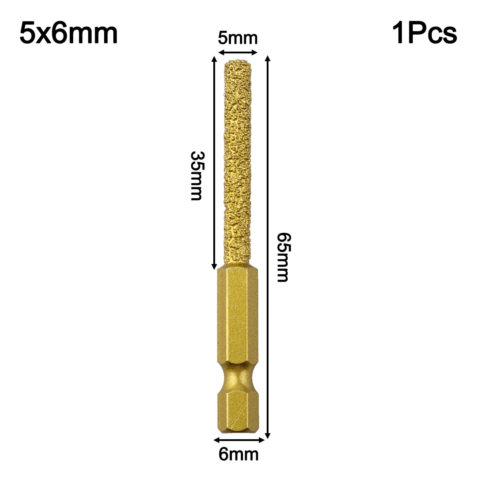 BUYISI Grinding Head Hexagonal Handle Carbide Rotary File Cast Iron ...