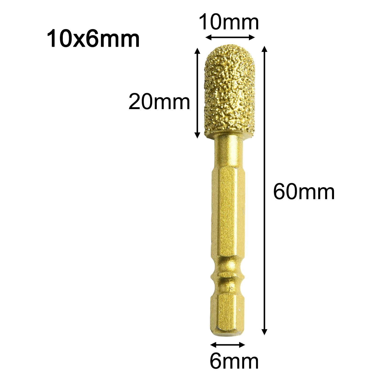BUYISI Grinding Head Hexagonal Handle Carbide Rotary File Cast Iron ...
