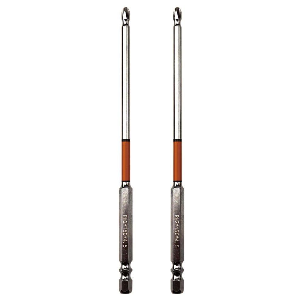 BUYISI HRC62 Degree Magnetic Cross Screwdriver Bits PH2 multipurpose ...