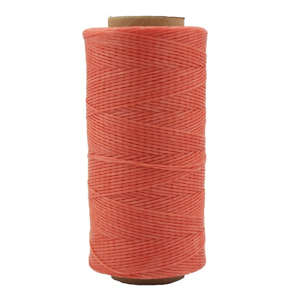 BUYISI Hand sewn braided wax cord 150D small roll leather flat wax ...