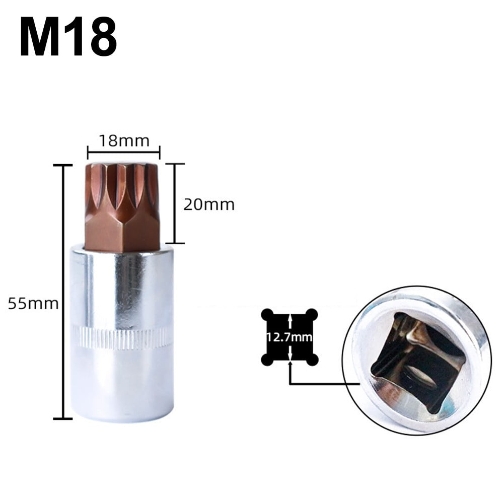 BUYISI High Strength and Durability 12 Point Screwdriver Socket for ...