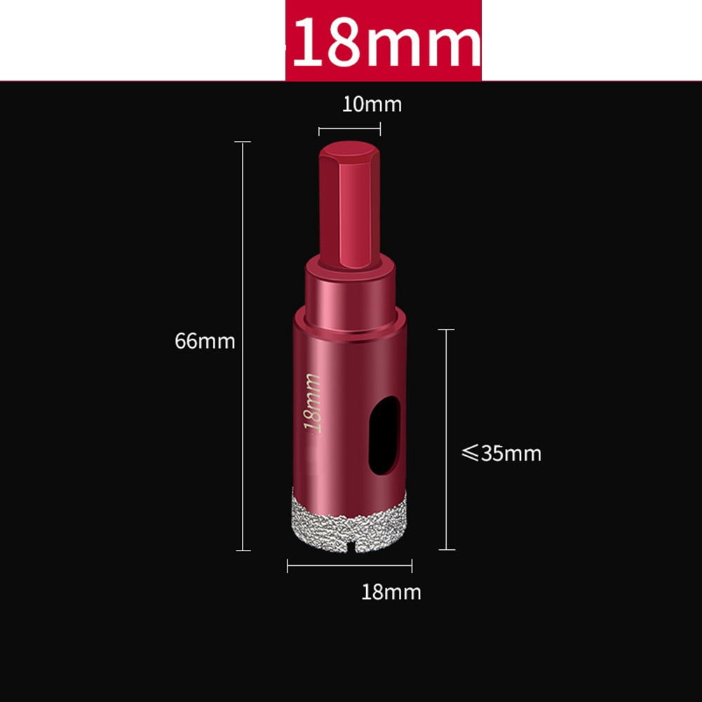 BUYISI Hole Saw Drill Bits 6-65mm Emery Sand For Marble Granite Glass ...