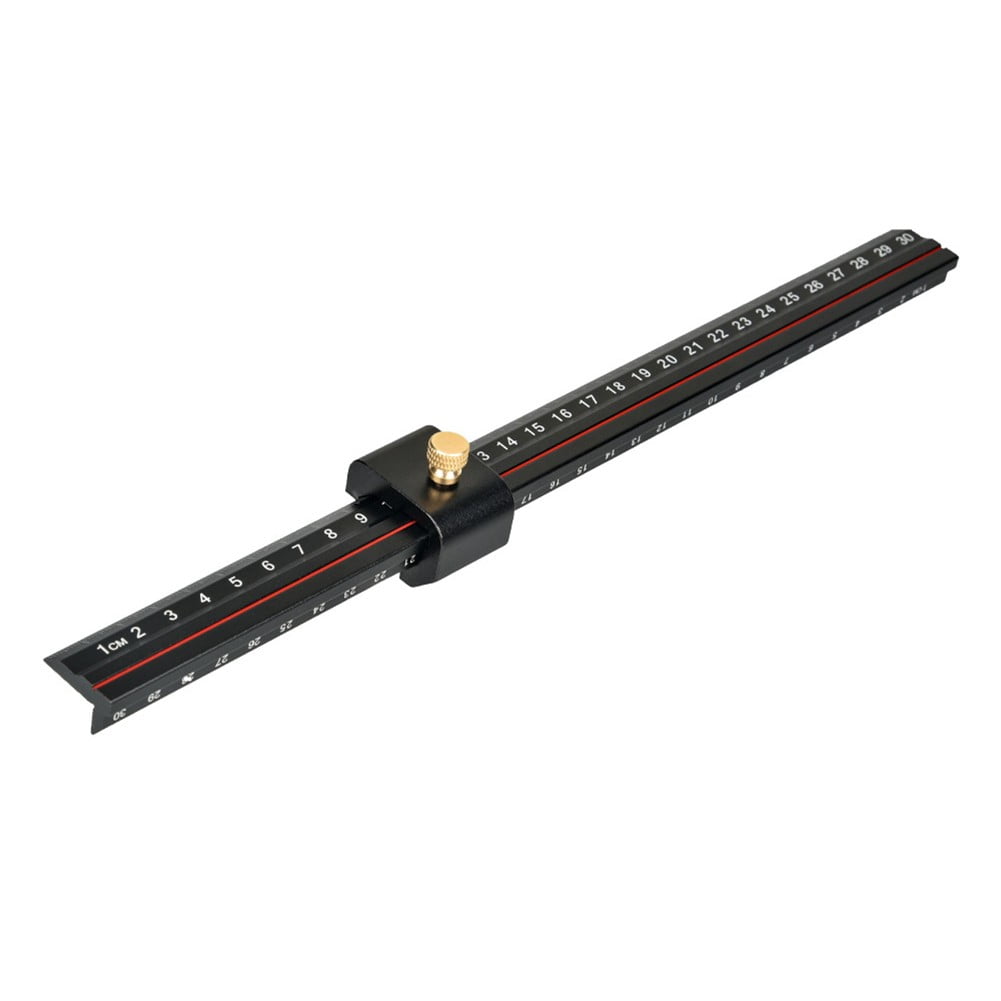BUYISI L Type Adjustable Limit Marking Ruler Length Depth Measurement ...
