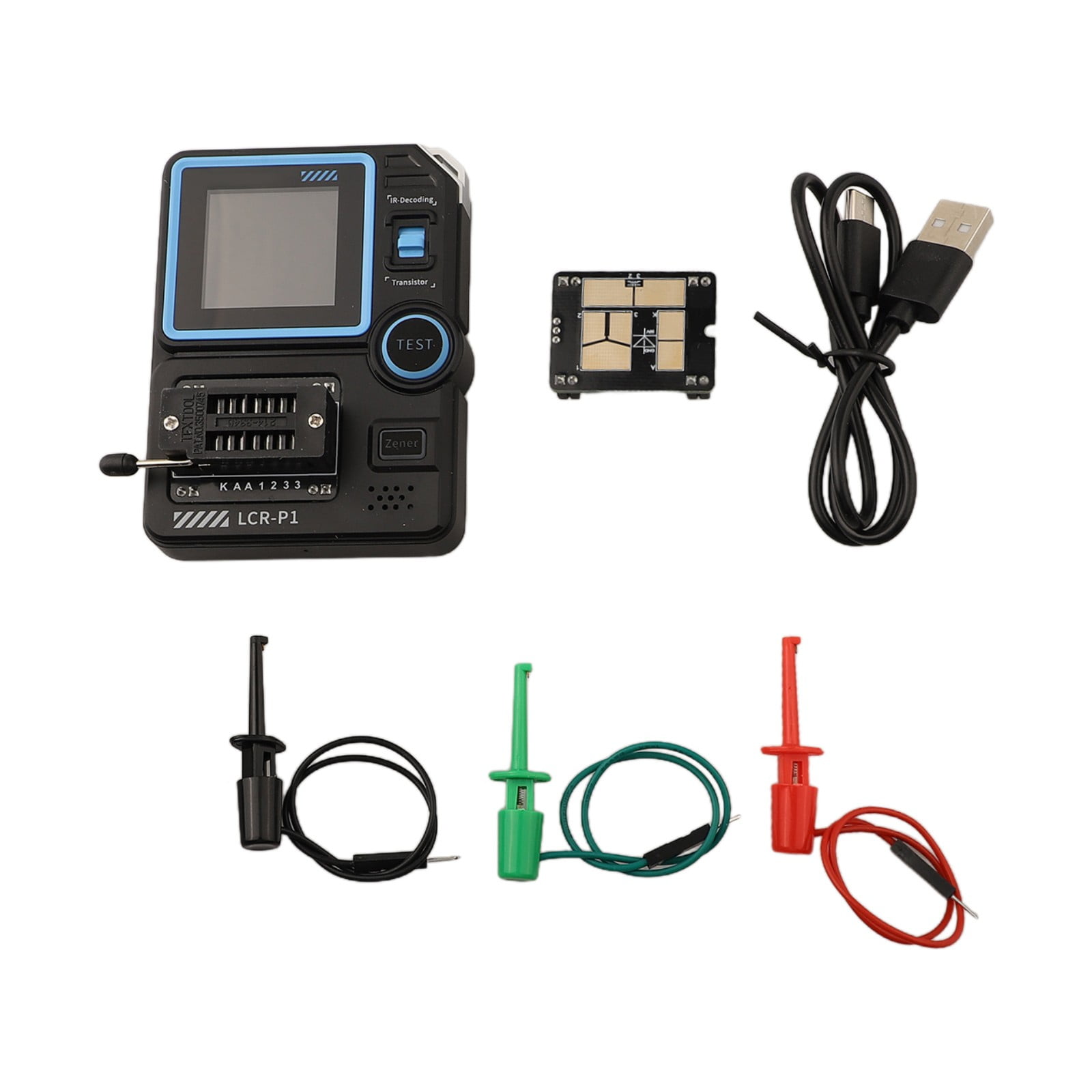 BUYISI LCR-P1 Transistor Tester,diode,transistor,capacitor,resistance ...