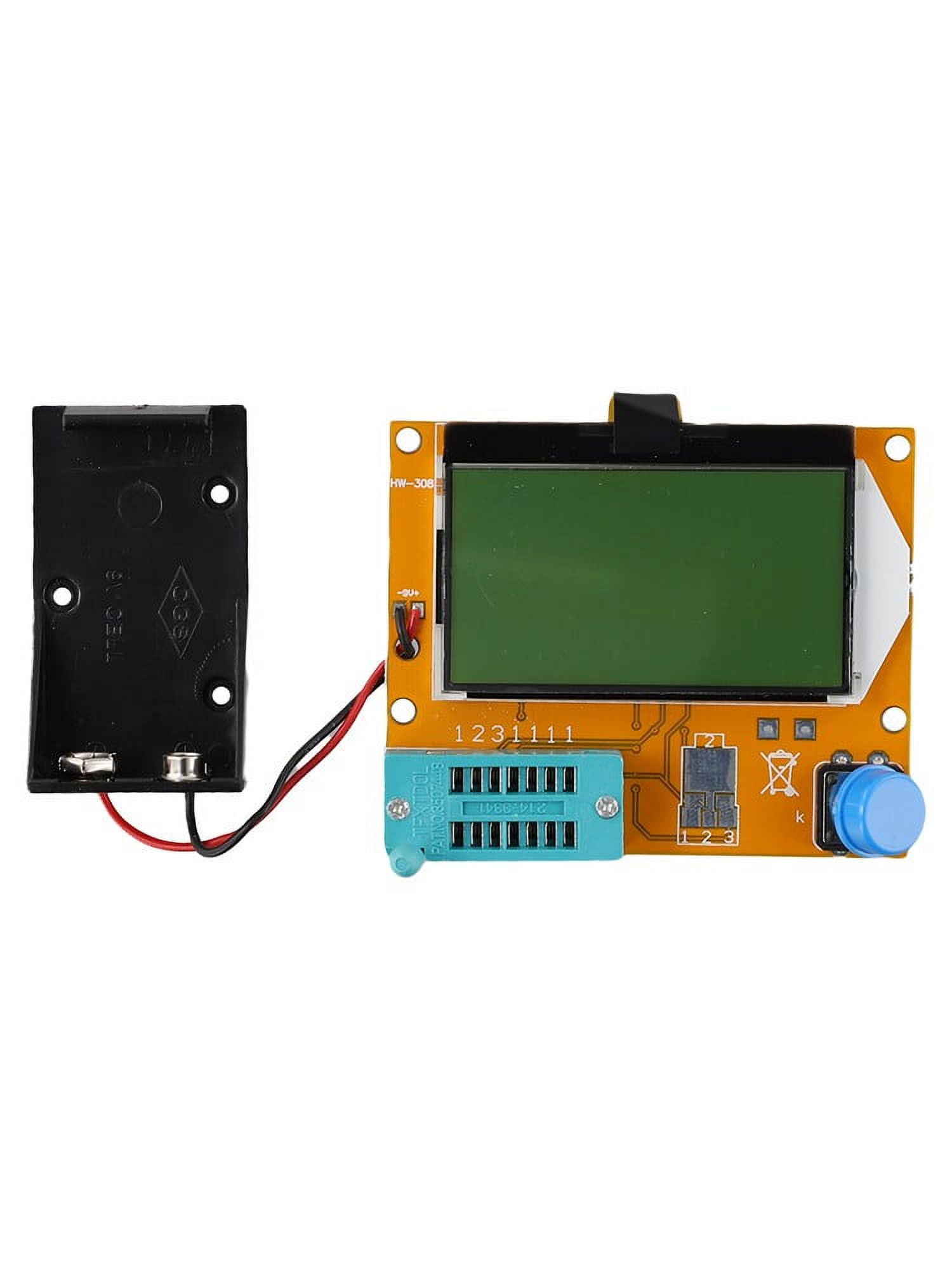 BUYISI LCR-T4 Digital Transistor Tester LCD Multifunctional Transistor ...