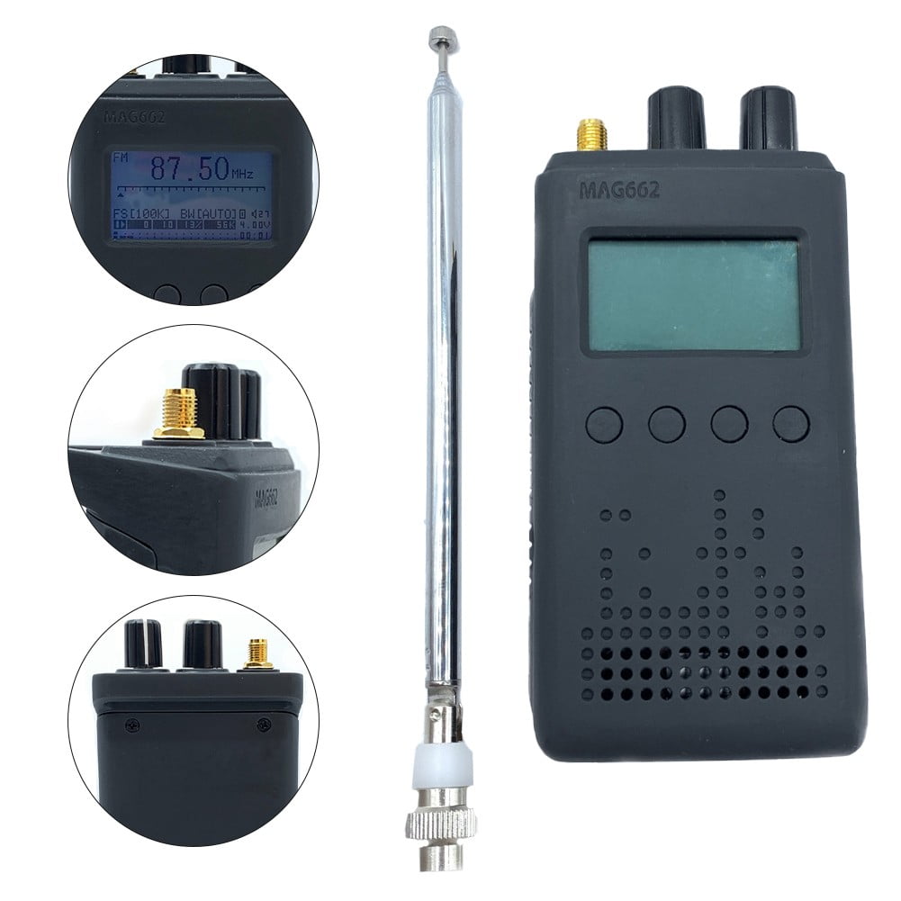 BUYISI MAG662 full-band radio new receiving chip TEF6686, with black screen antenna - Walmart.com
