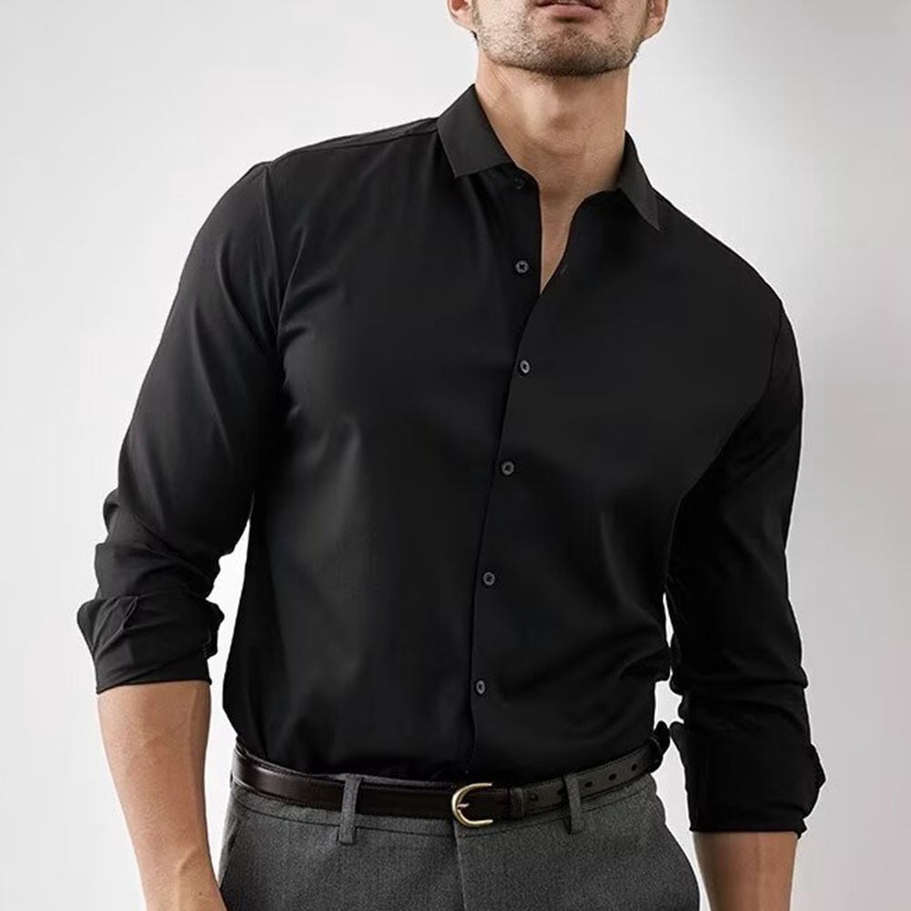 Extraordinary Mens Black Shirts Long Sleeve Photos