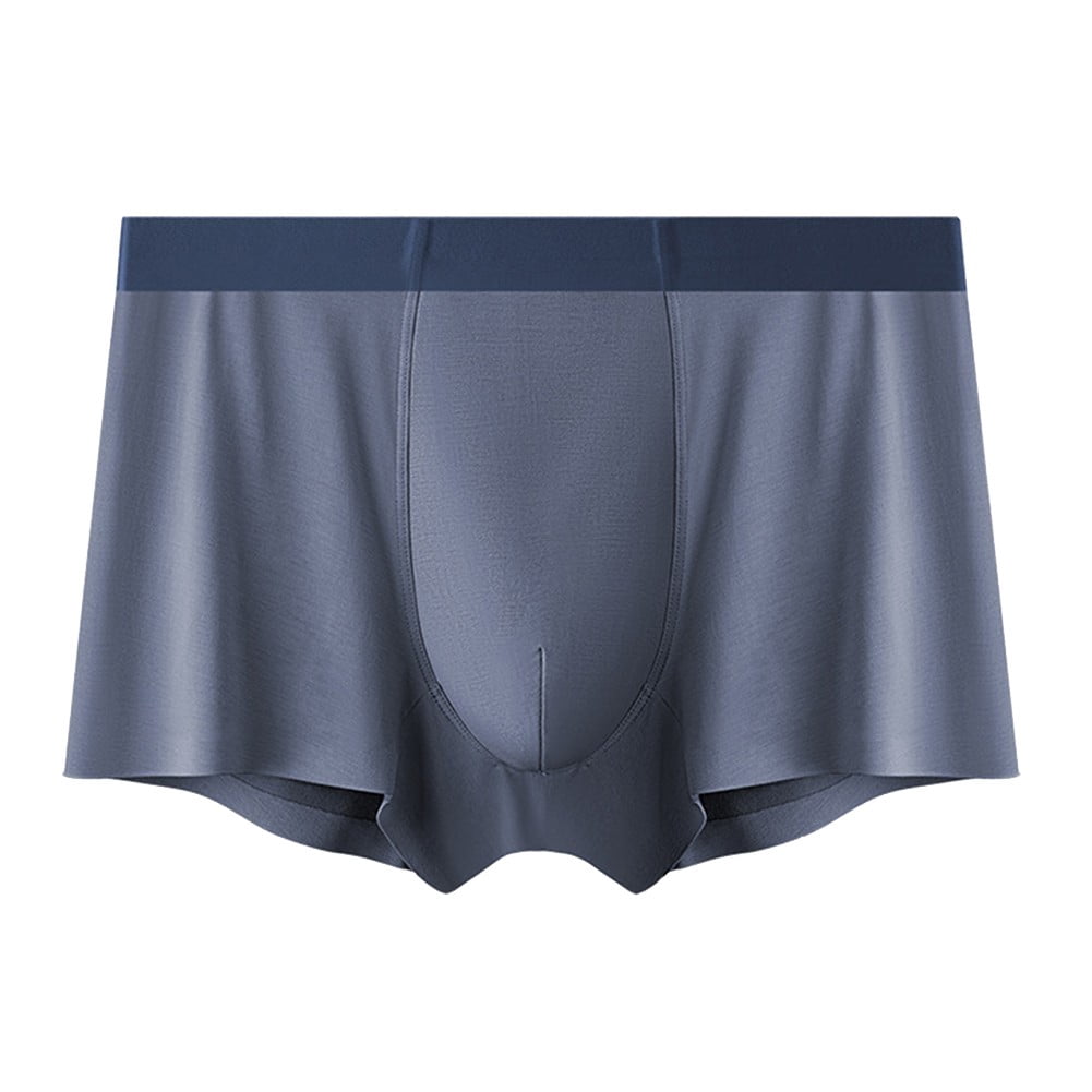 BUYISI Mens Underwear Seamless Breathable Boxer Briefs Simple ...