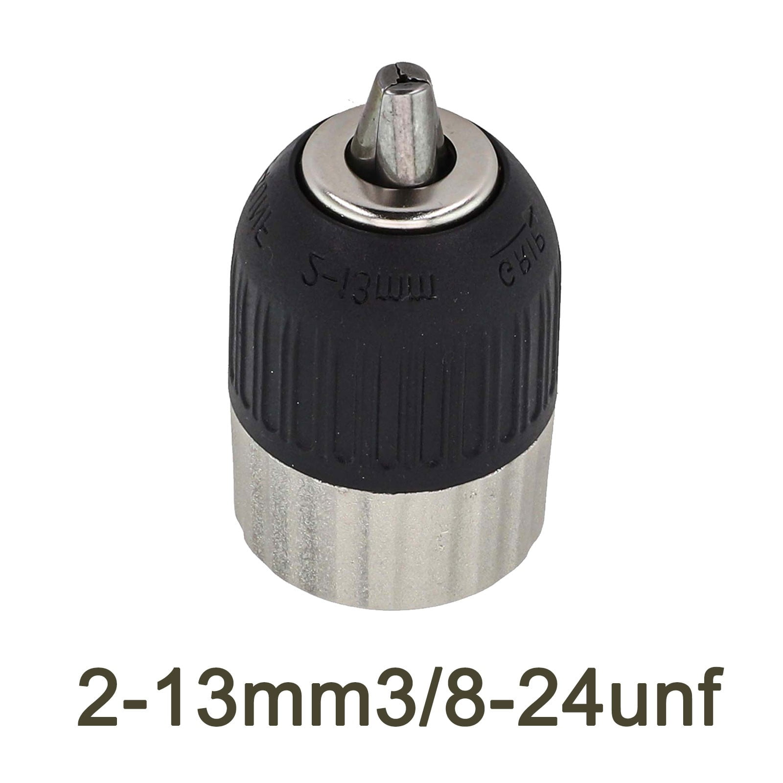 BUYISI New 2-13mm Electric Drill Chuck Keyless Self-locking 3/8-24UNF ...