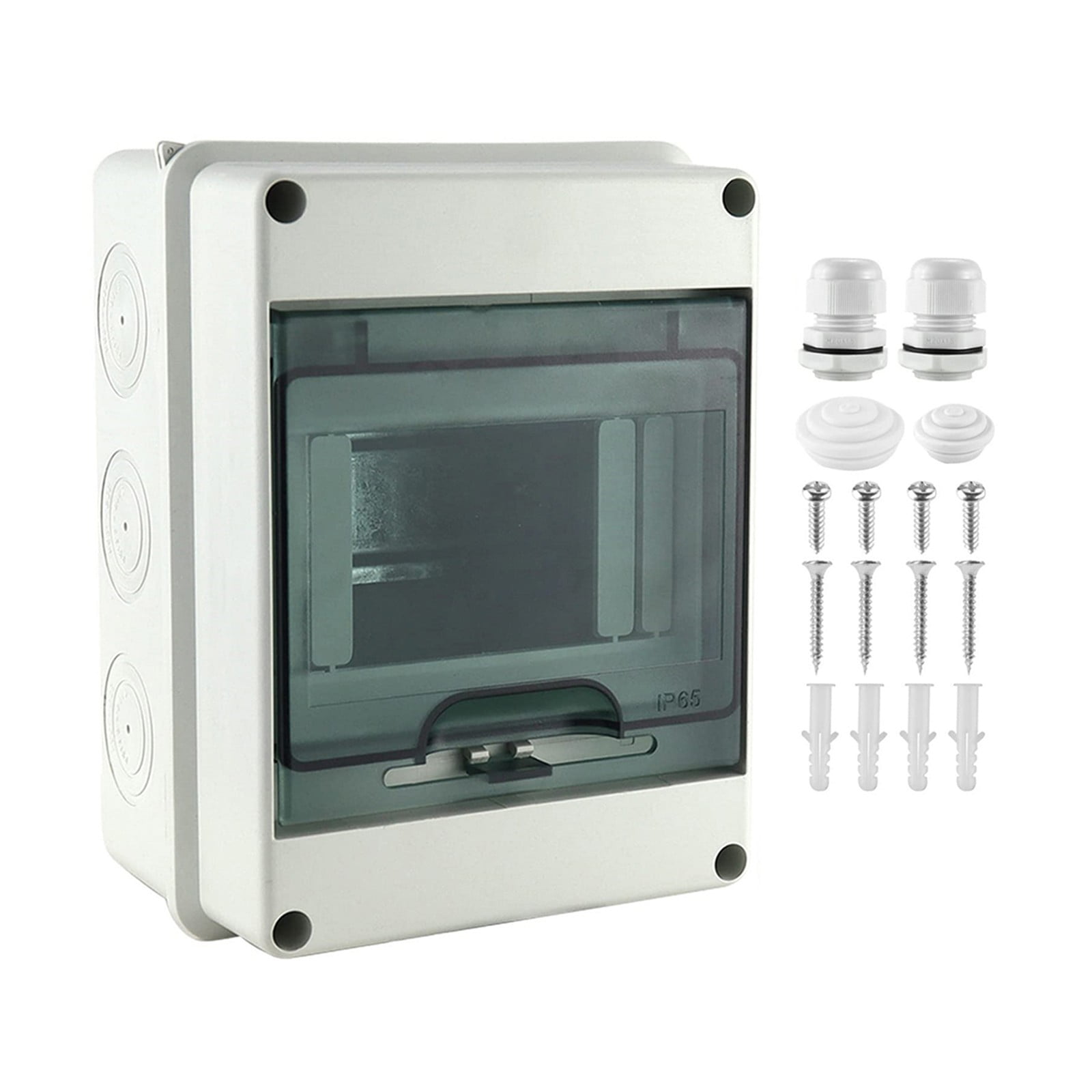 BUYISI Outdoor Waterproof Distribution Box Surface-Mounted 1Row 5 ...