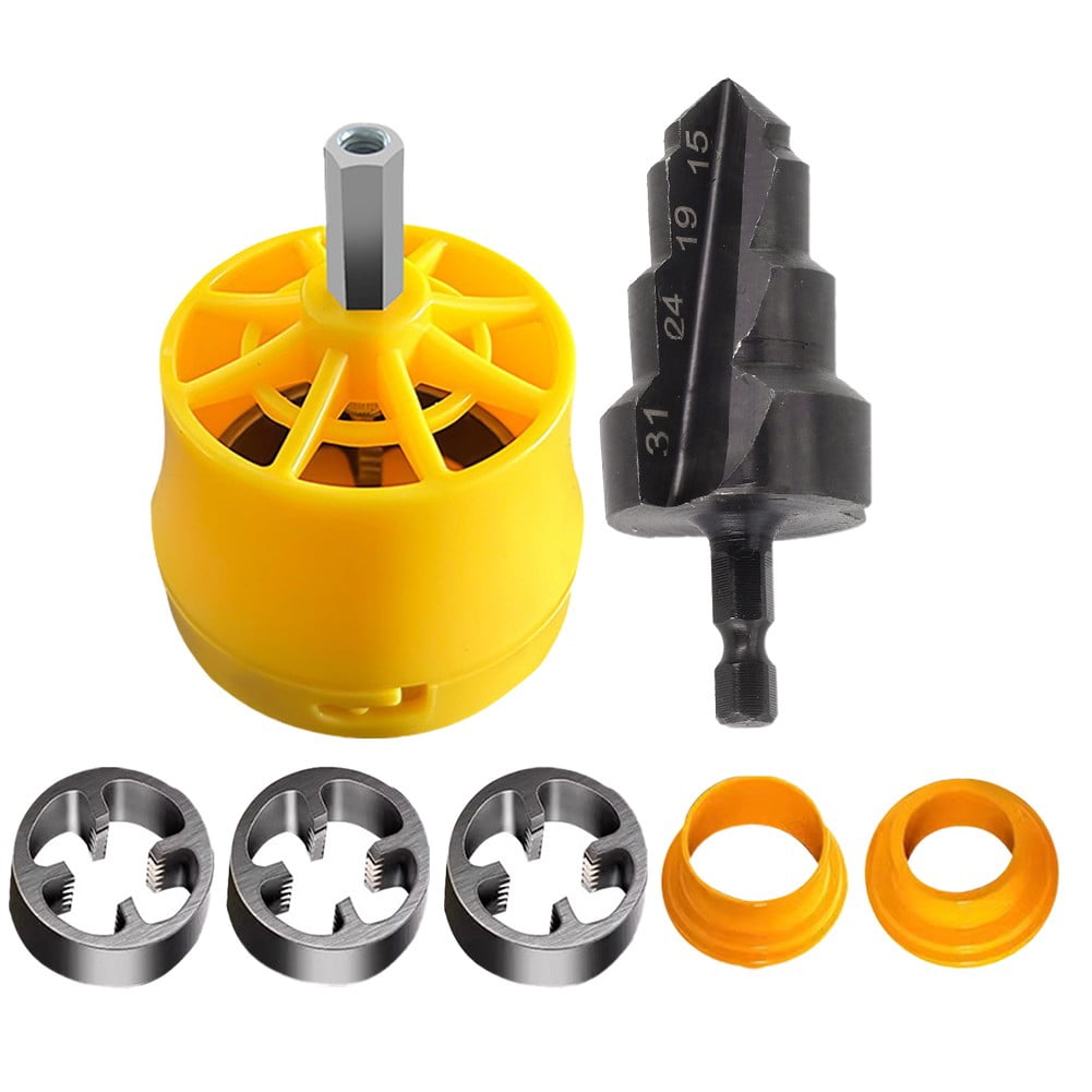 BUYISI PPR Drill Bit with PVC Pipe Threader Water Pipe Expansion Drill ...