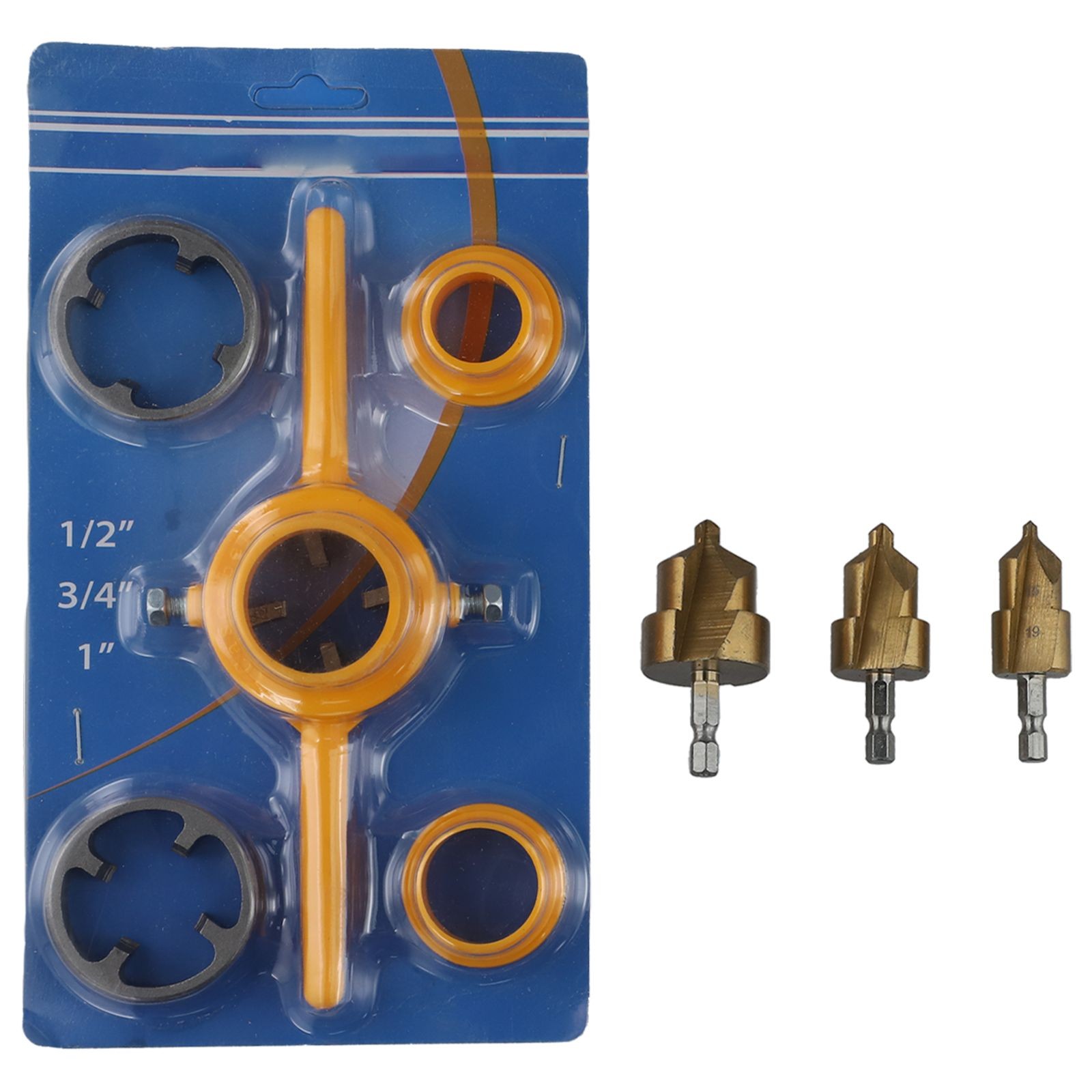 BUYISI PPR Riser Step Drill Bit PVC Thread Making Size Plastic Pipe ...