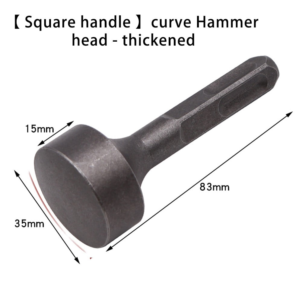 BUYISI Pile Hammer Heads Edge Hammer For Impact Drill For Electric And Pneumatic Tools square ...