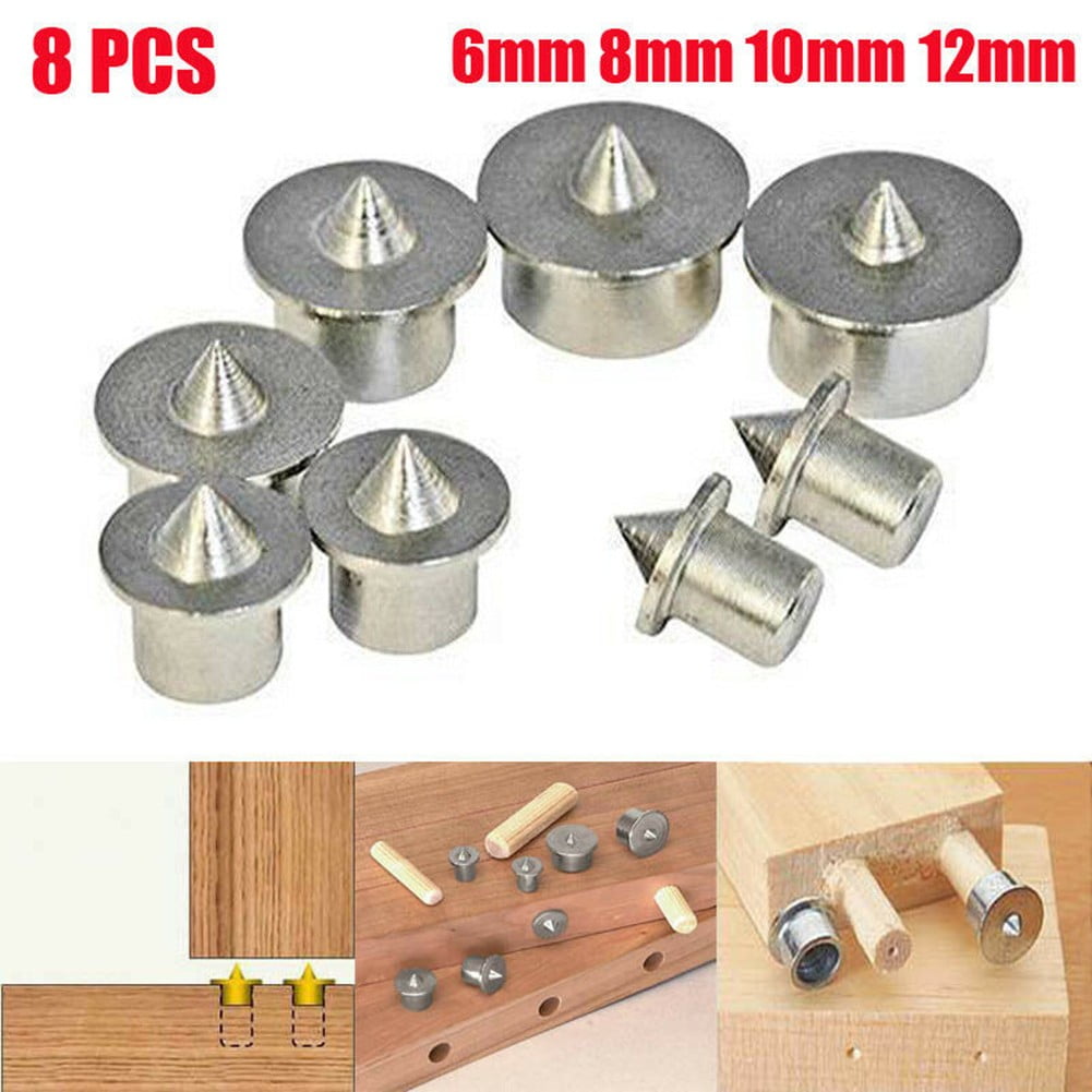 BUYISI Premium Dowel and Tenon Center Points Pin Wood 6mm8mm10mm12mm ...