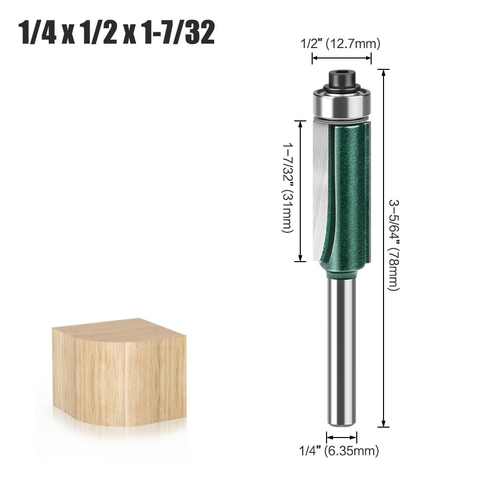 BUYISI Professional Steel Router Bit Set for Precision Woodworking! 1 ...