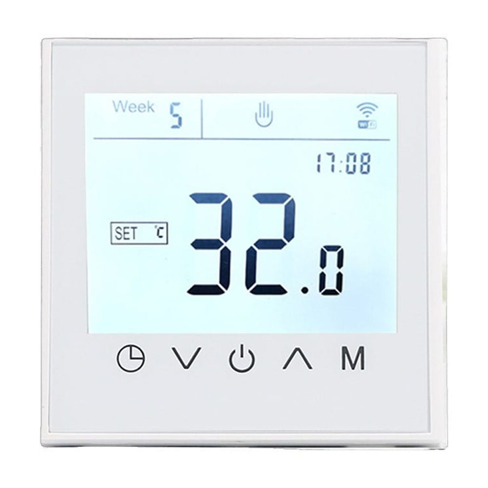 BUYISI Programmable WiFi Thermostat Touch for Tuya Smart Electric/Water ...