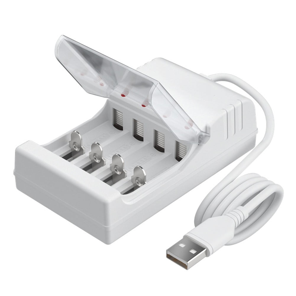 BUYISI Rechargeable Battery Charger USB Output 8 Slots Fast Charging ...