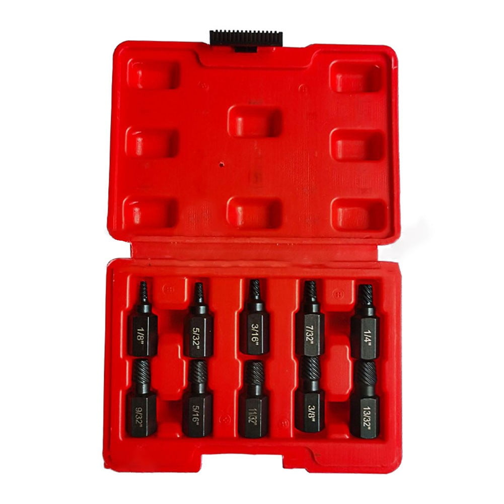 BUYISI Reliable Screw Extraction Kit 10Pcs Hex Bolt Remover Tool for ...
