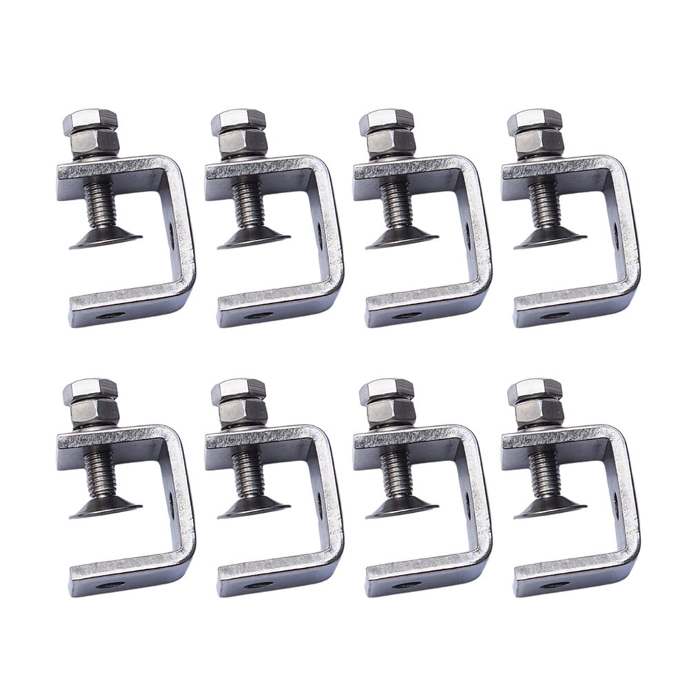 BUYISI Small C Clamps Stainless Steel Heavy Duty Pipe Fixture For ...