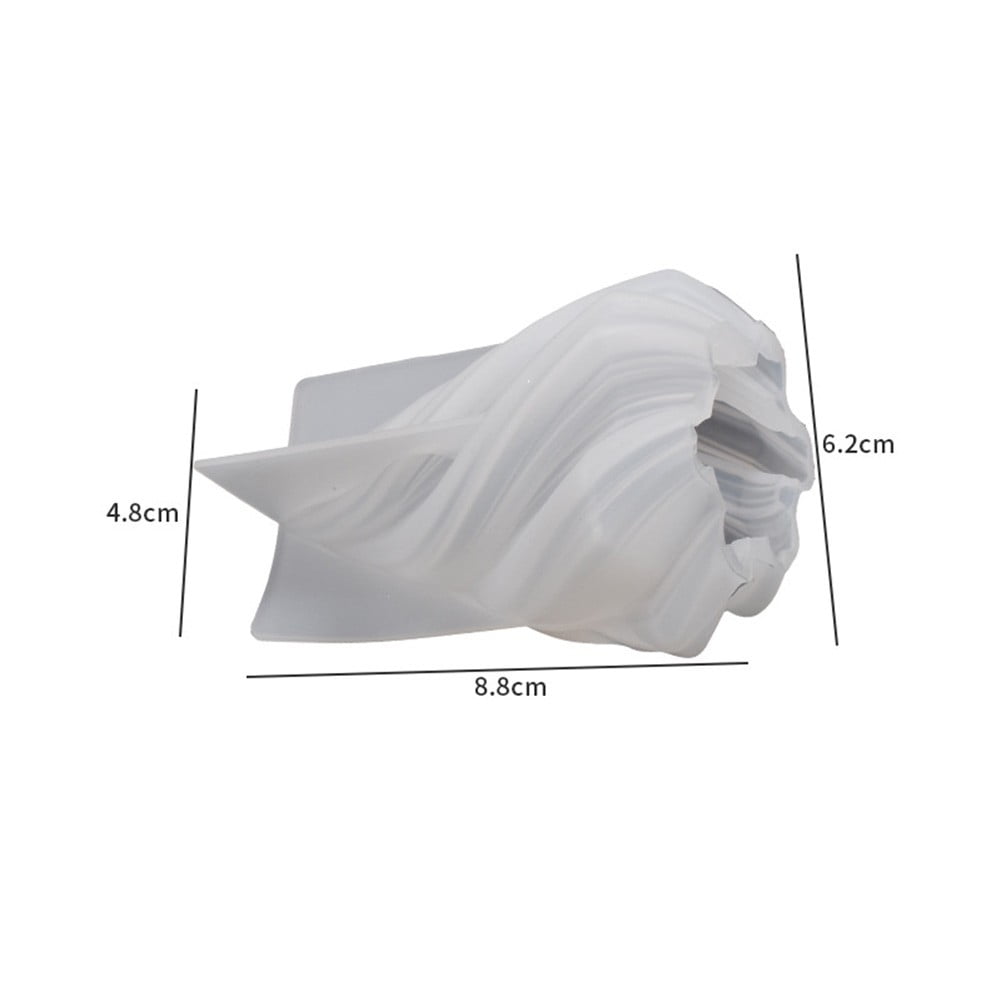 BUYISI Styling silicone template candle making spiral cone silicone ...