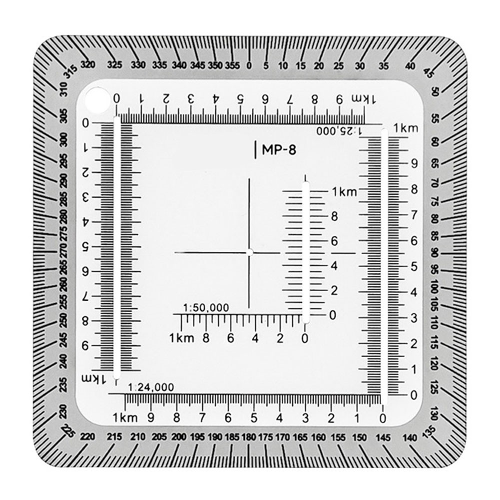 BUYISI Topographic flexible scale and protractor for construction ...