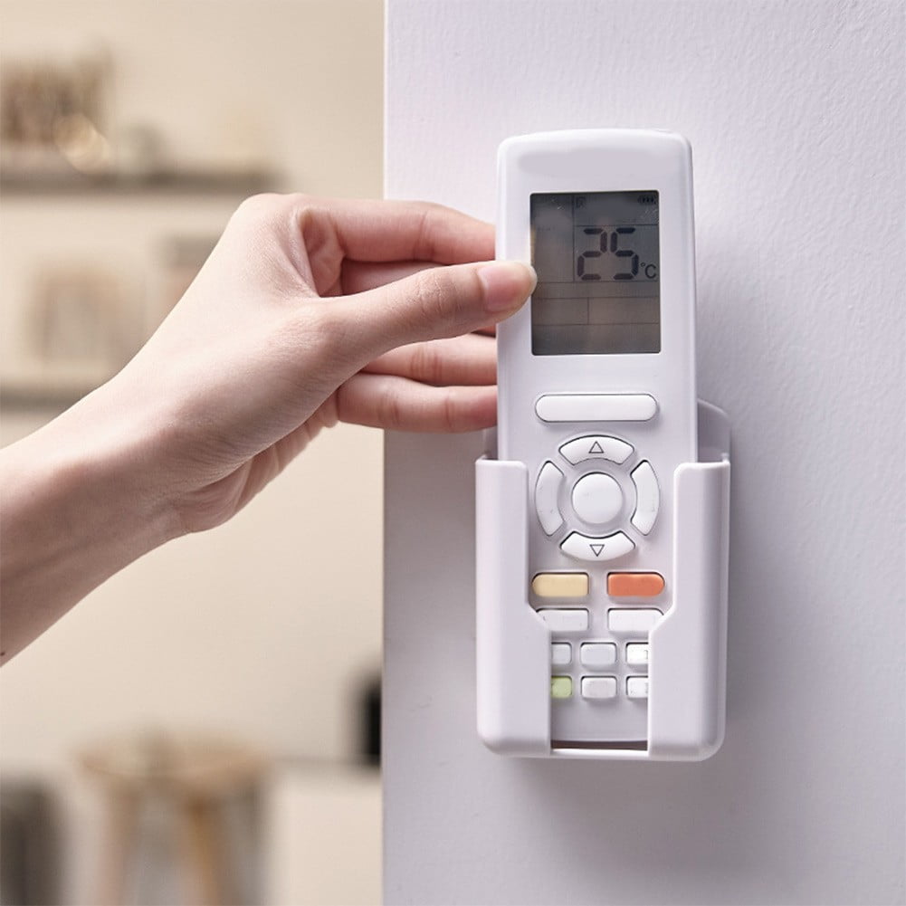 BUYISI Universal White Air Conditioner Remote Control Holder Wall ...