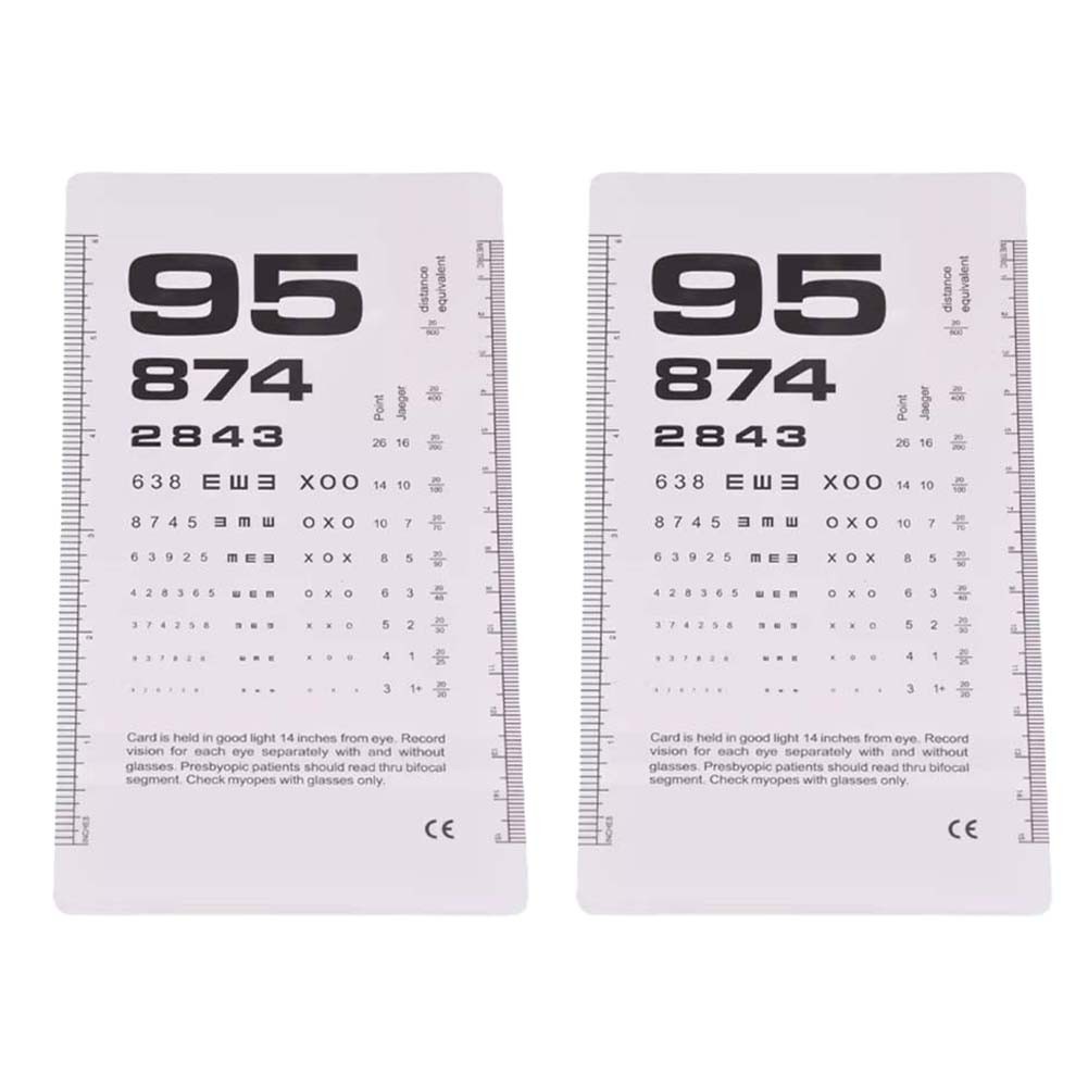 BUYISI Vision test and PD measurement tools Eye chart/PD ruler/eye mask ...