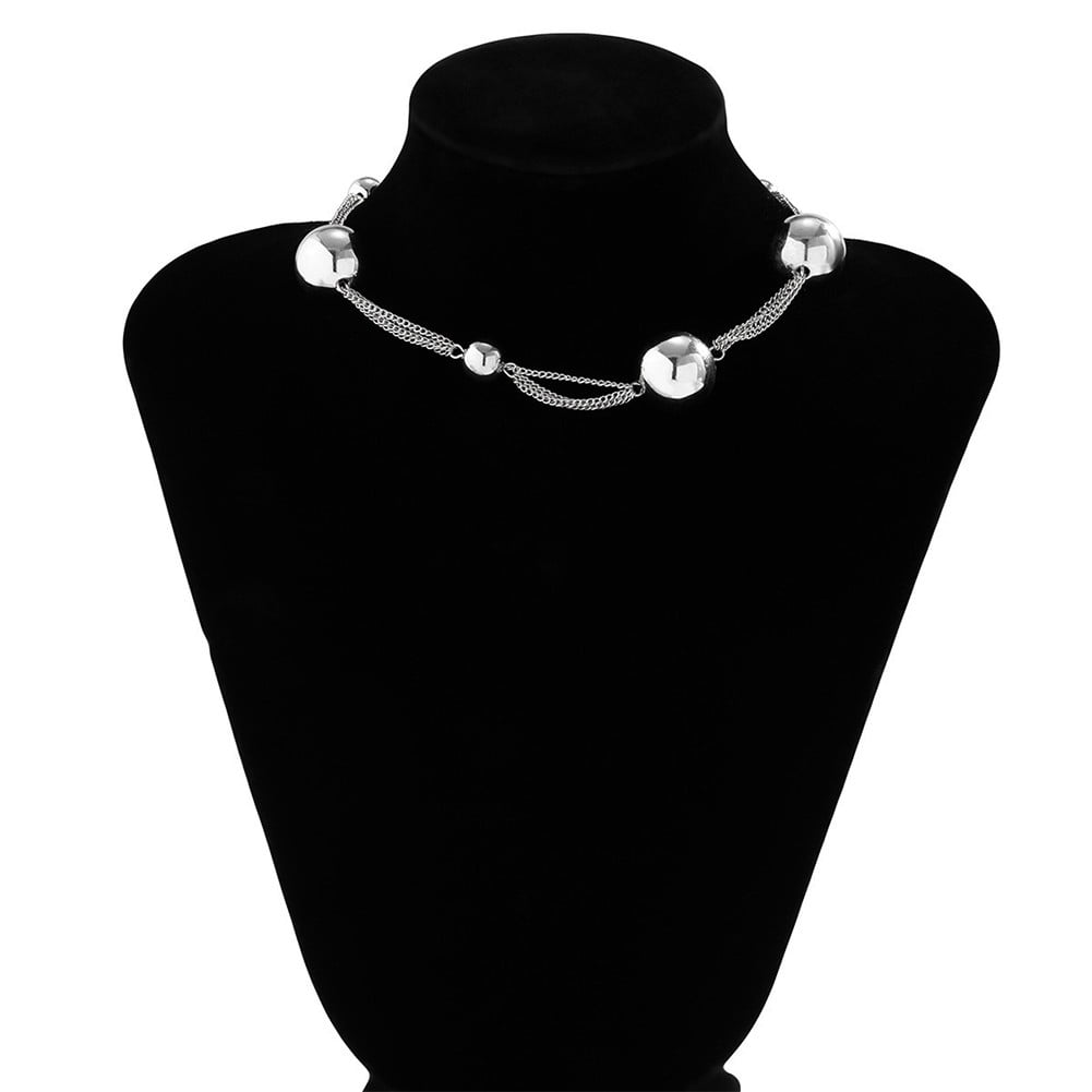 BUYISI Women Mix Big Small Round Balls Imitation For PEARL Necklace ...