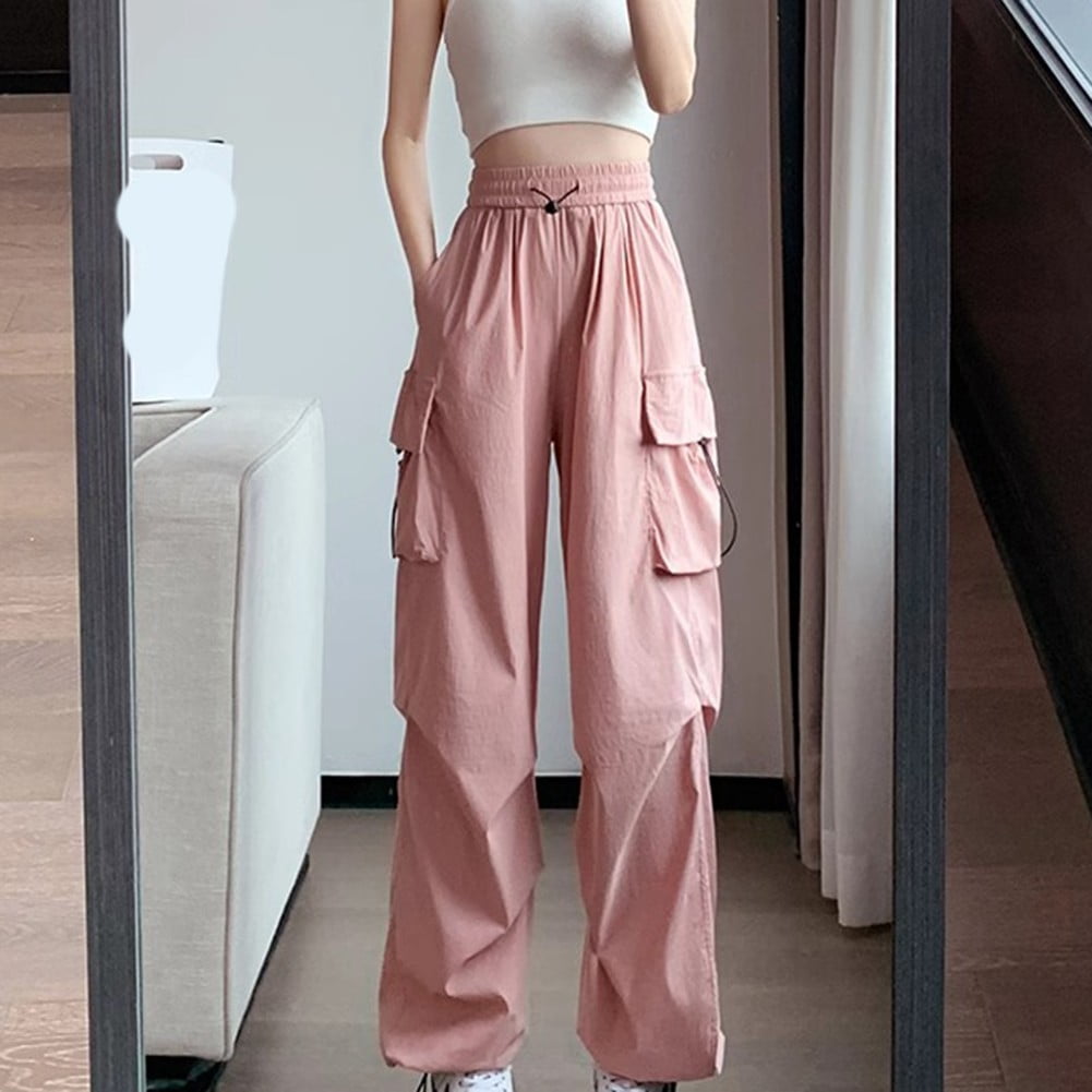 BUYISI Women S Hip Hop Overalls For Street Fashion High Waist Solid ...