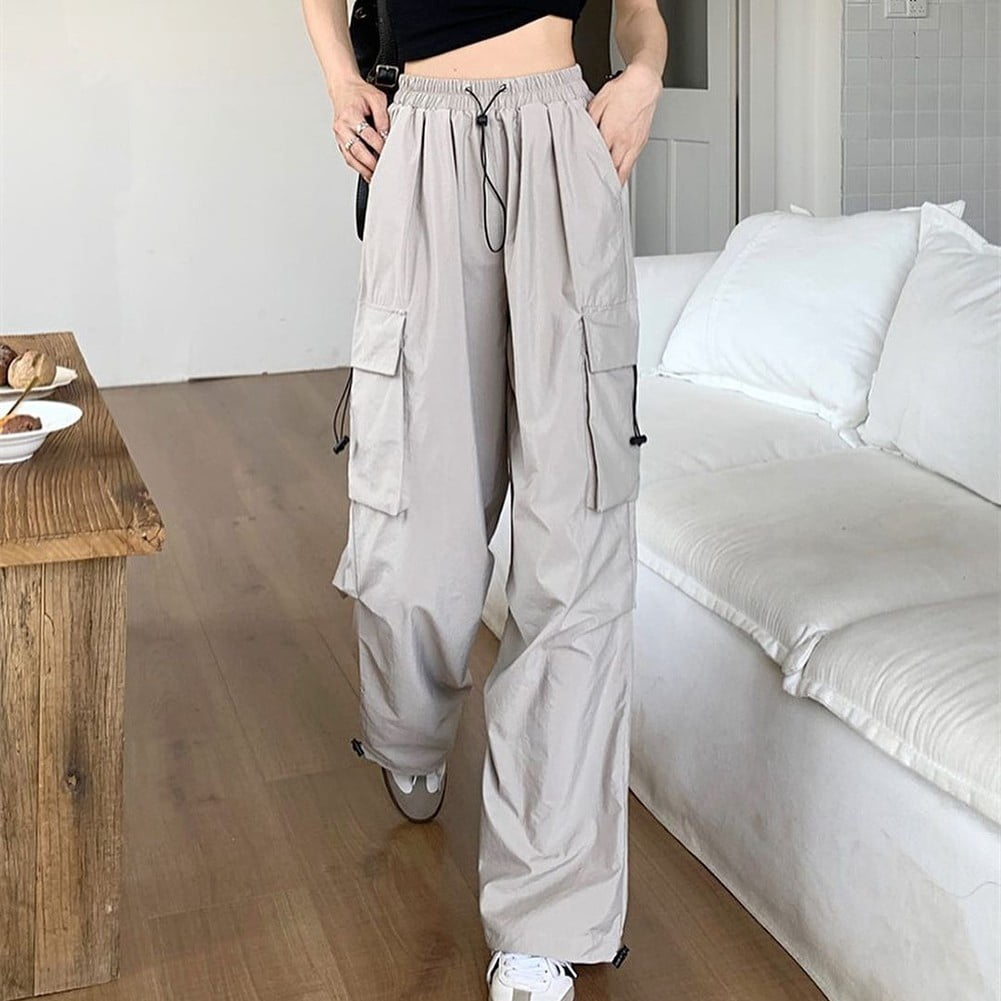 BUYISI Women S Hip Hop Overalls For Street Fashion High Waist Solid ...